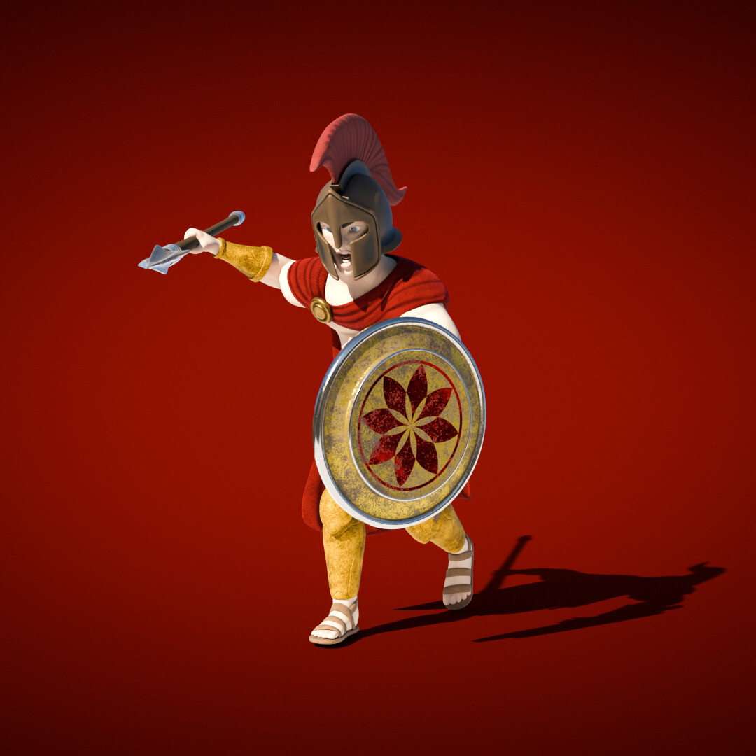 ArtStation - Espartano - Personaje 3D