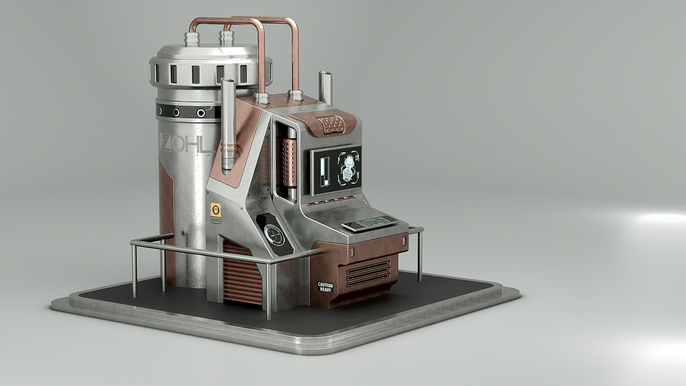 ArtStation - Sci Fi Factory Machine
