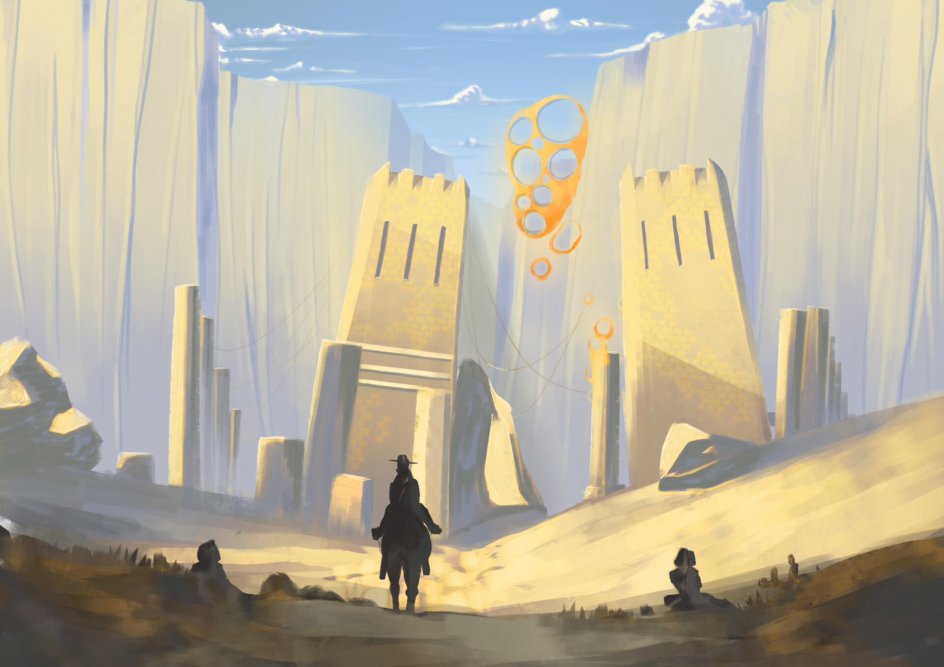 ArtStation - Enviro digital paint