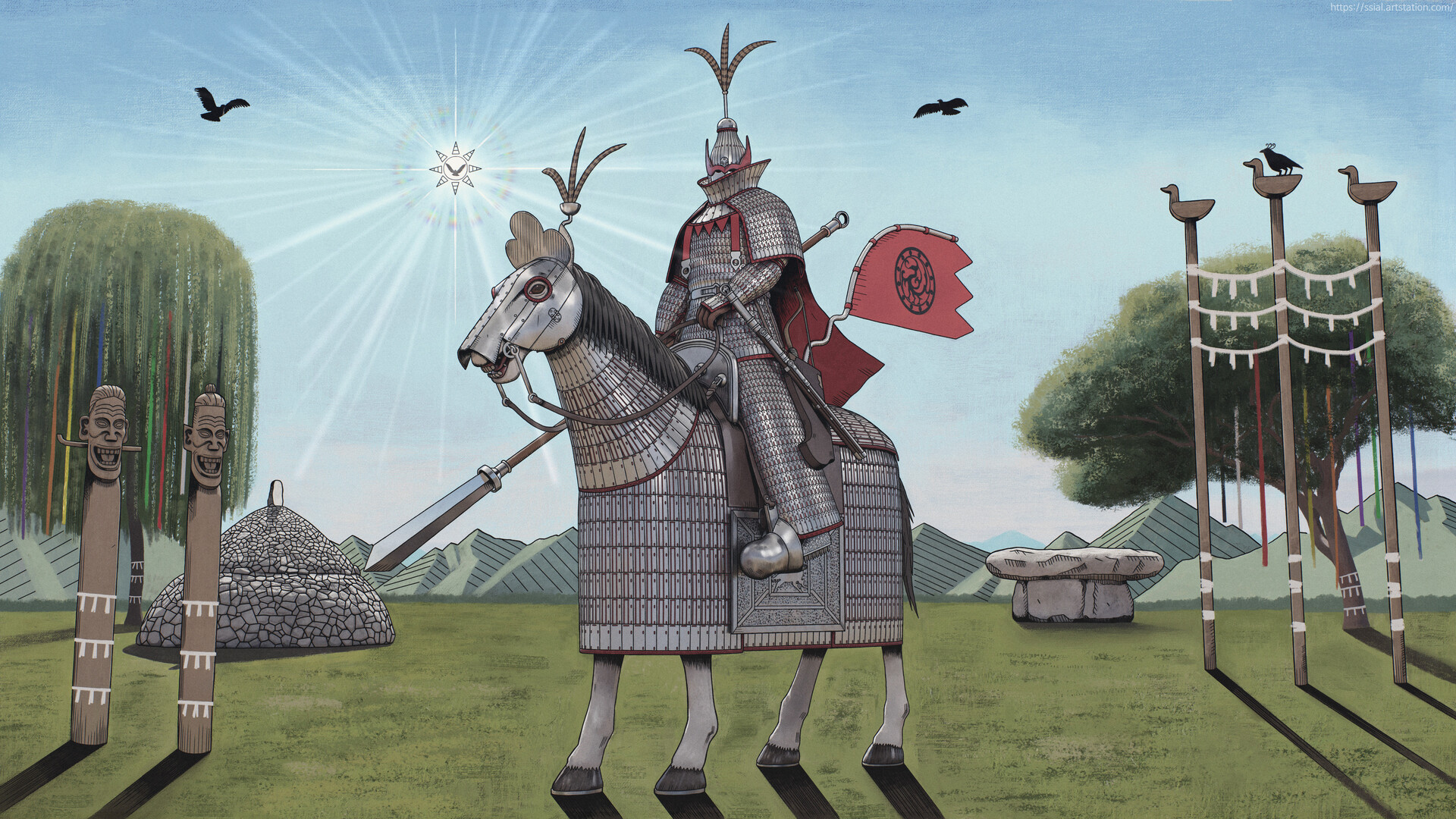 ArtStation - Korean Cavalry, Goguryeo Gaema Musa(고구려 개마무사)