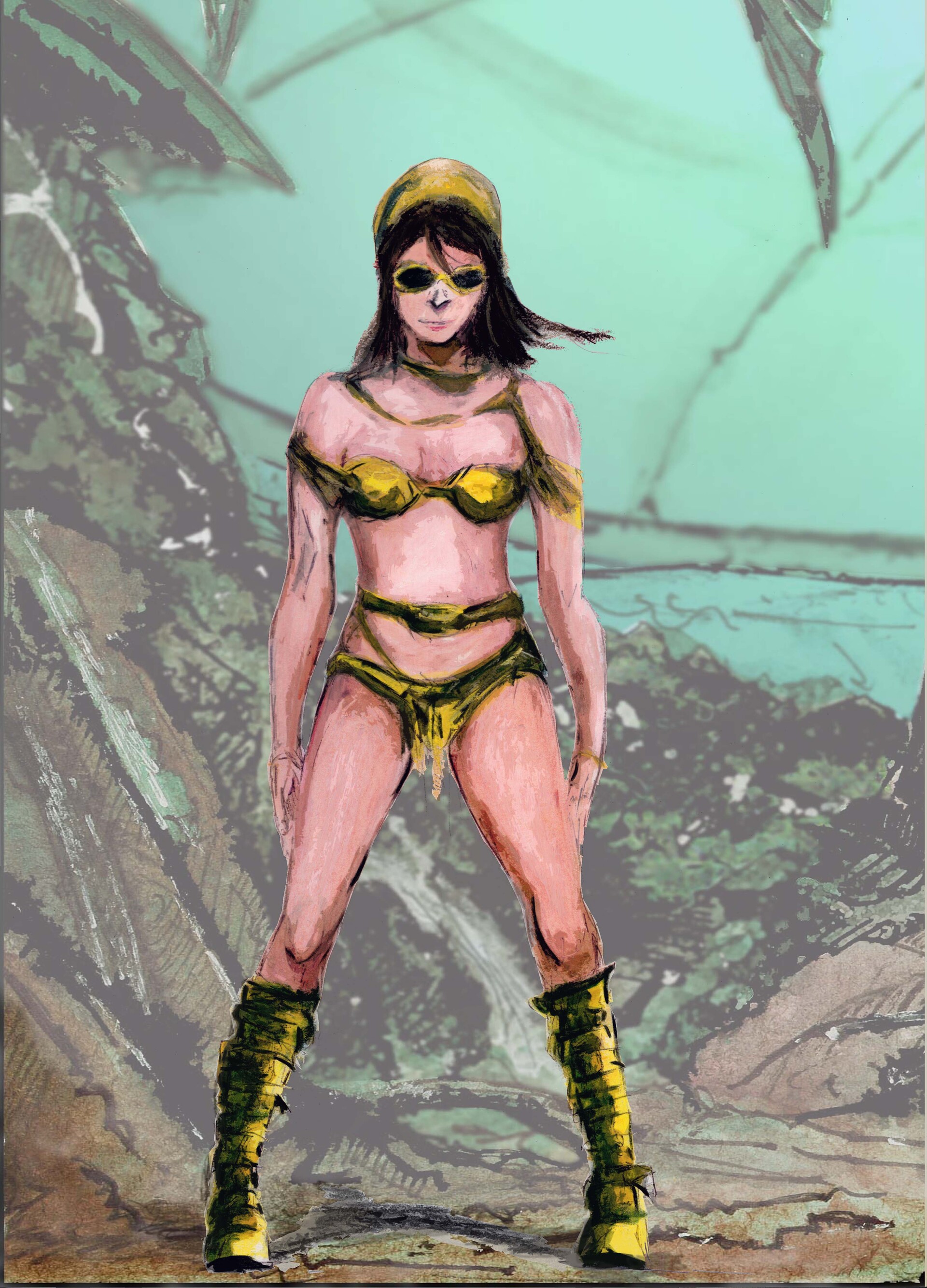 ArtStation - Burning Girl