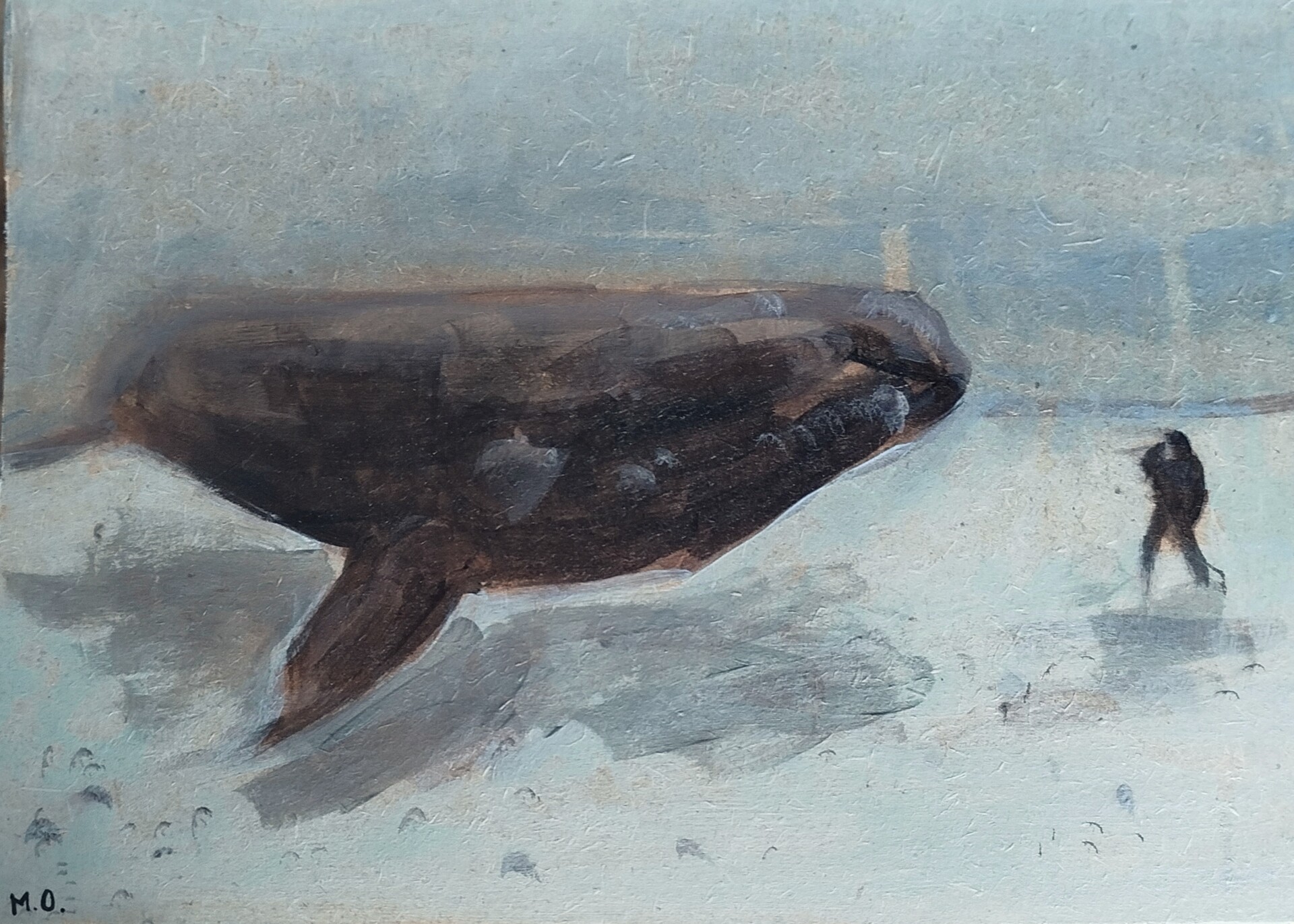 ArtStation - Whale painting