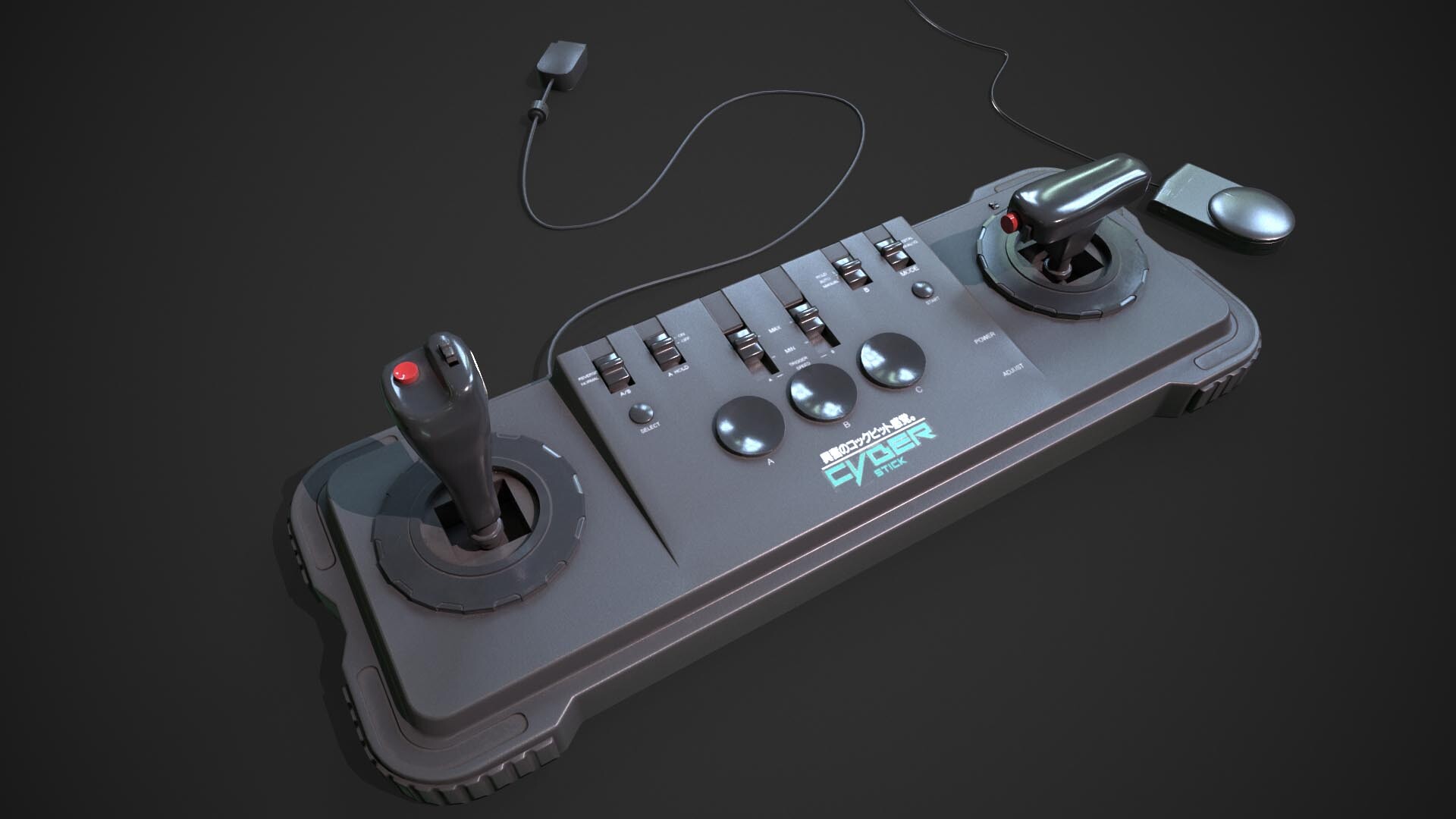 ArtStation - Cyber stick mega drive!