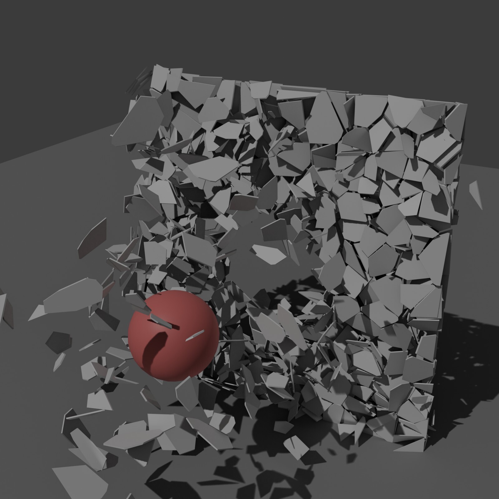 ArtStation - Glass destruction animation