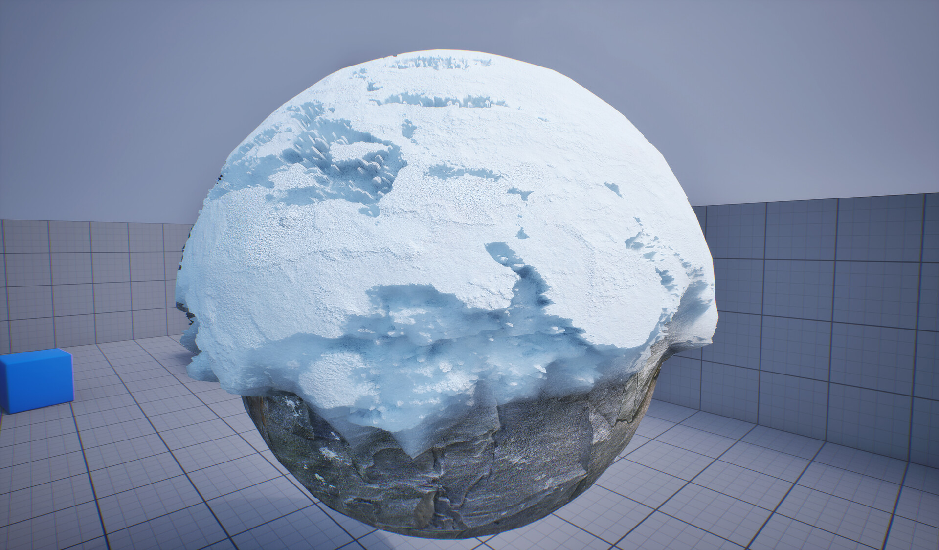 ArtStation - Painting snow in volume /// Unreal Engine 5