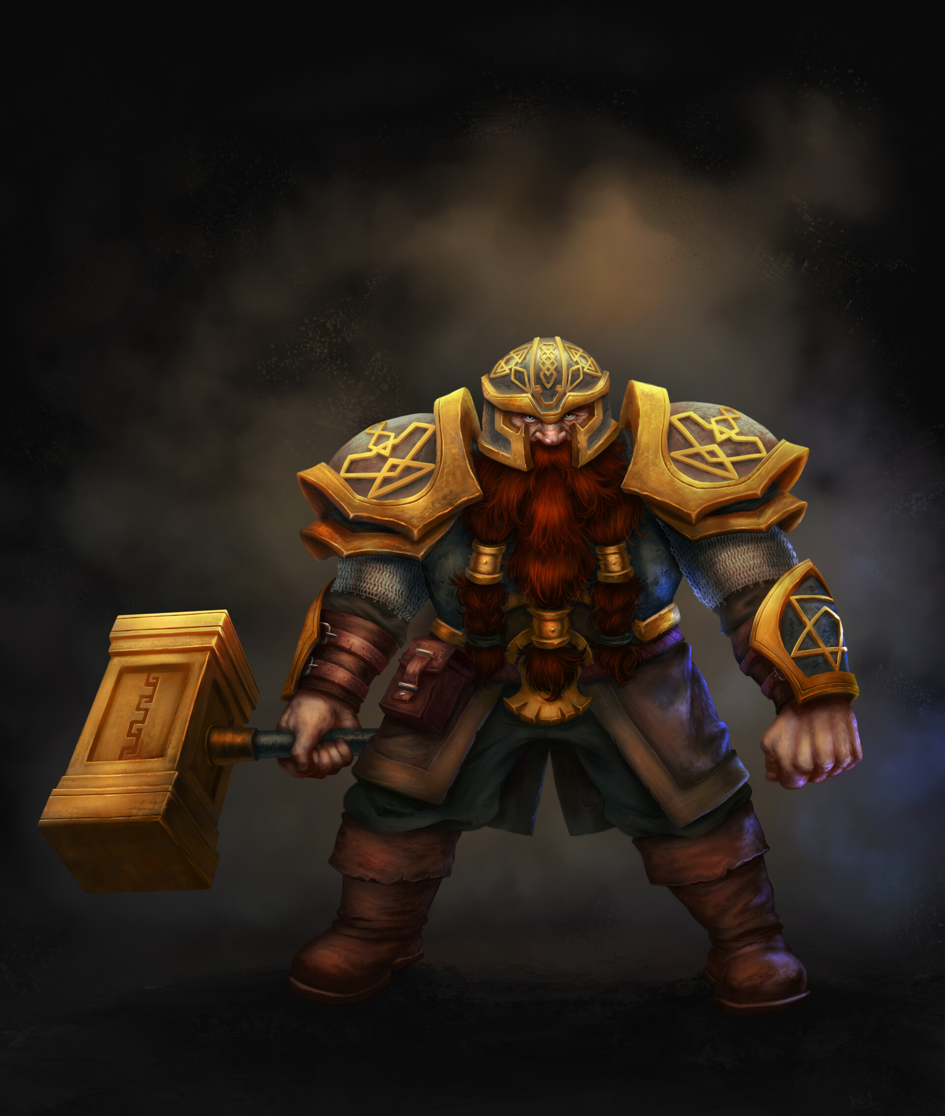 ArtStation - WarLord Dwarf