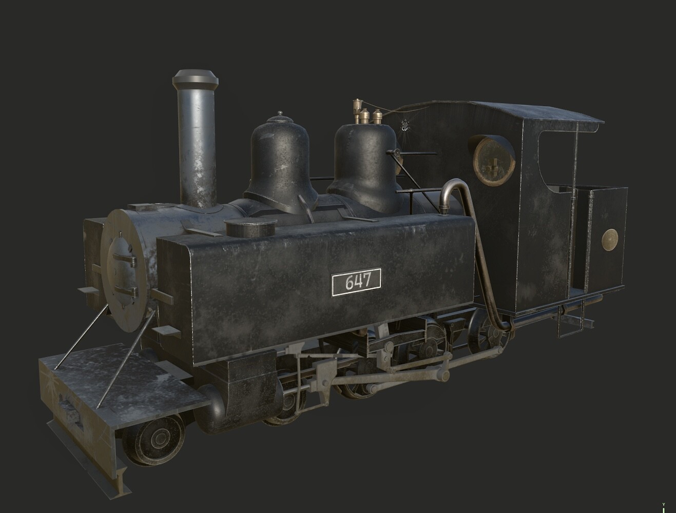ArtStation - Baldwin Class 10-12-D Trench Locomotive