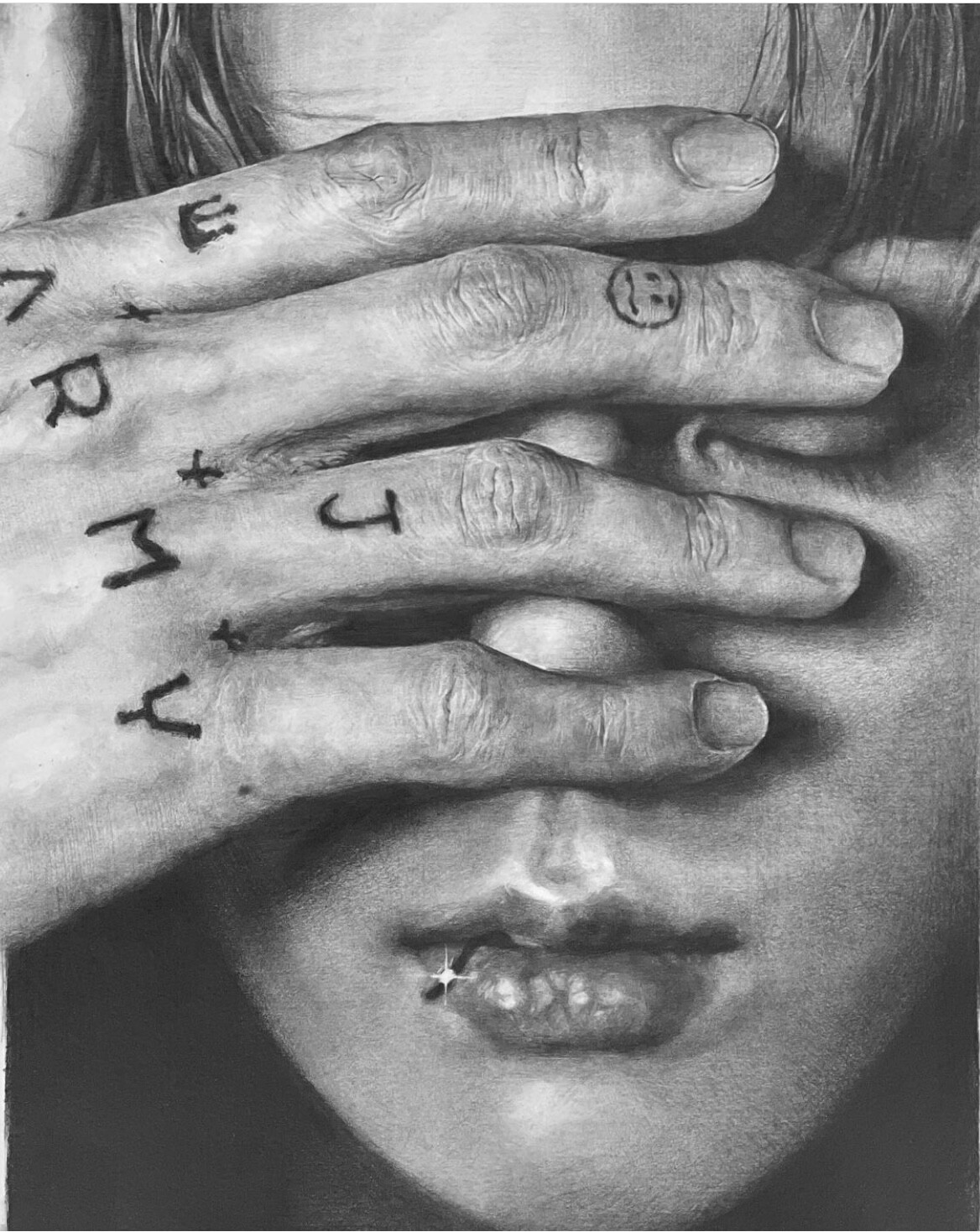 how to draw bts tattoo