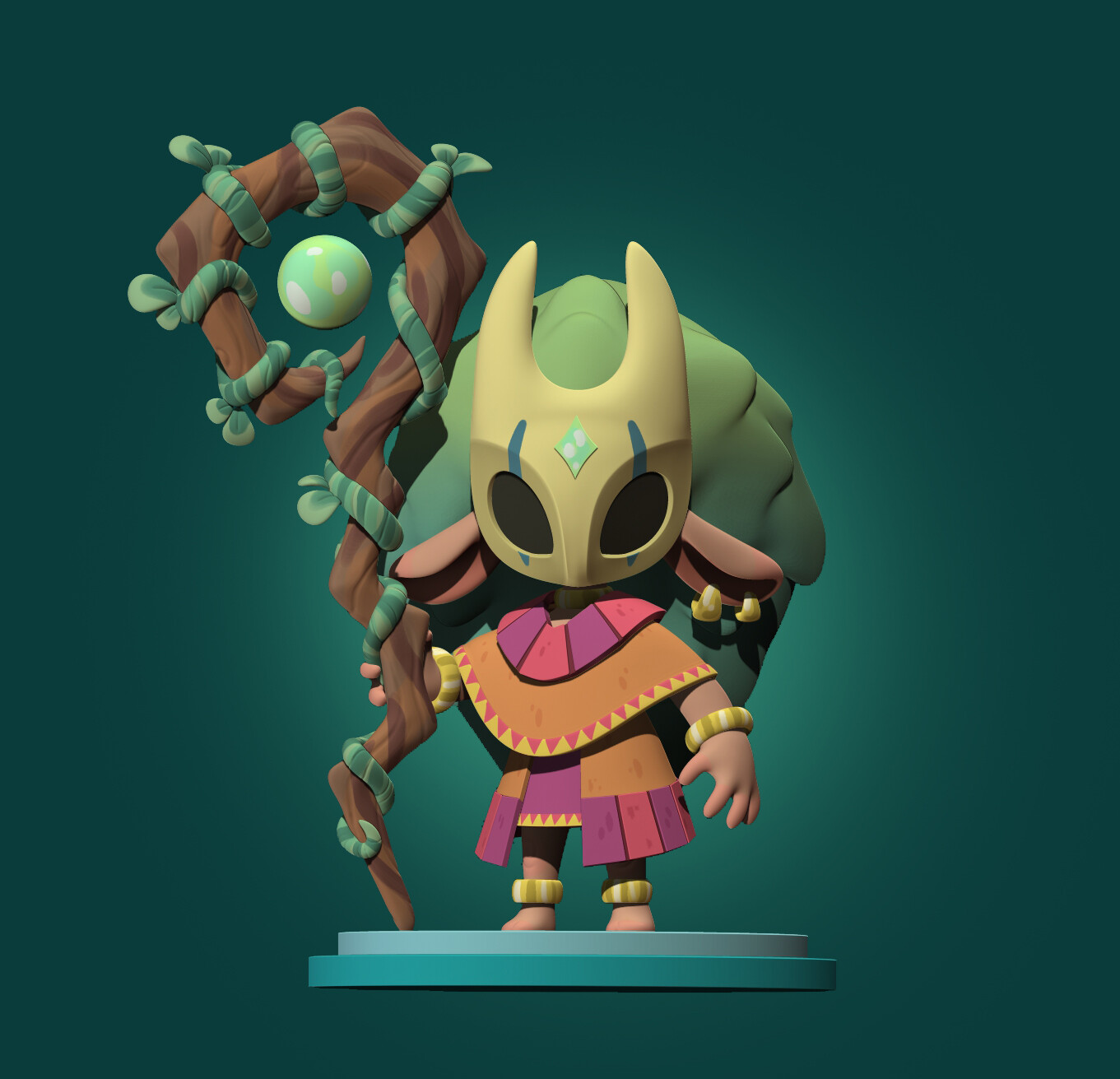 ArtStation - CHAMAN 3D MODEL