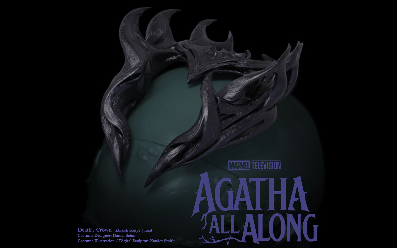 Xander Smith - Agatha All Along - 'Lady Death' Costume Concept Art