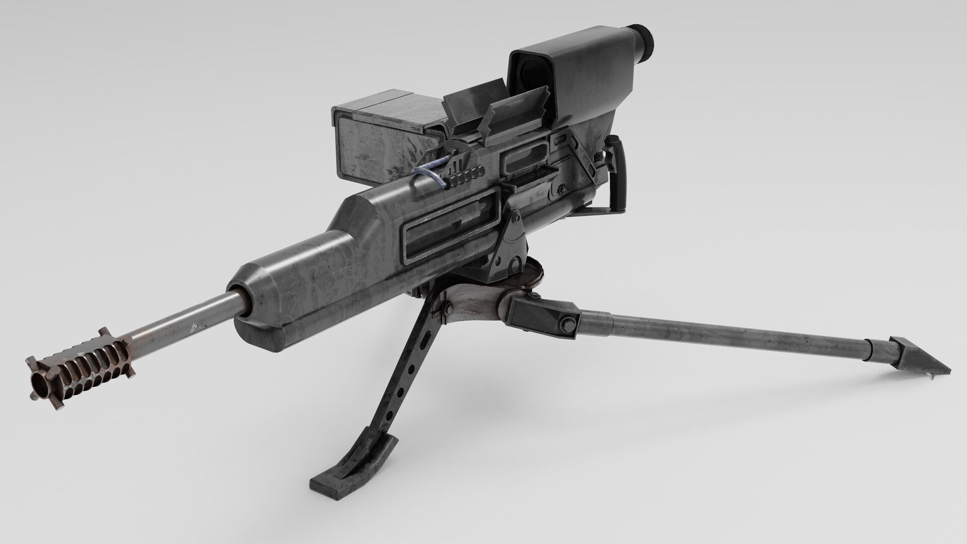 ArtStation - XM-307 Advanced Crew Served Weapon