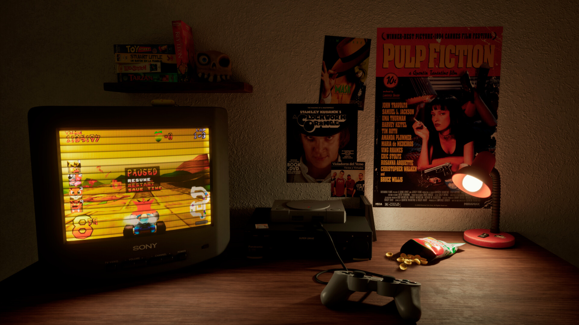 ArtStation - 90's Desk 🎮