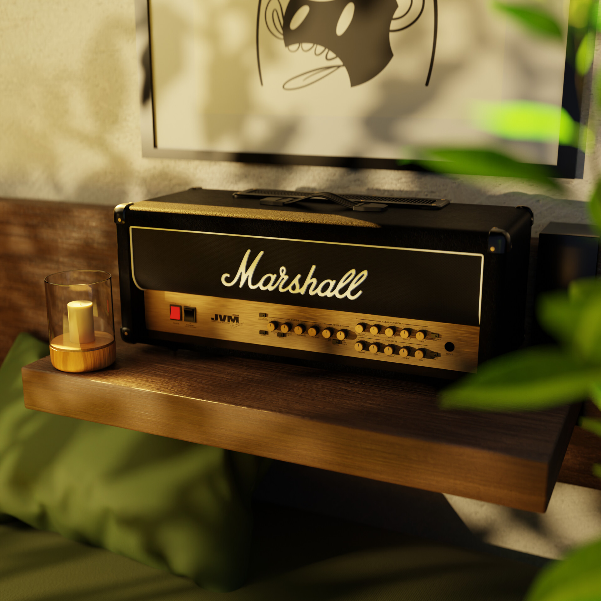 ArtStation - COMBO AMPLIFIER Marshall JVM205H