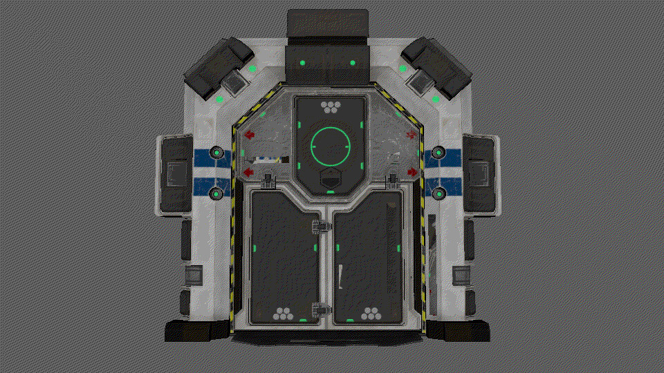 ArtStation - Sci-Fi Door Opening Gif