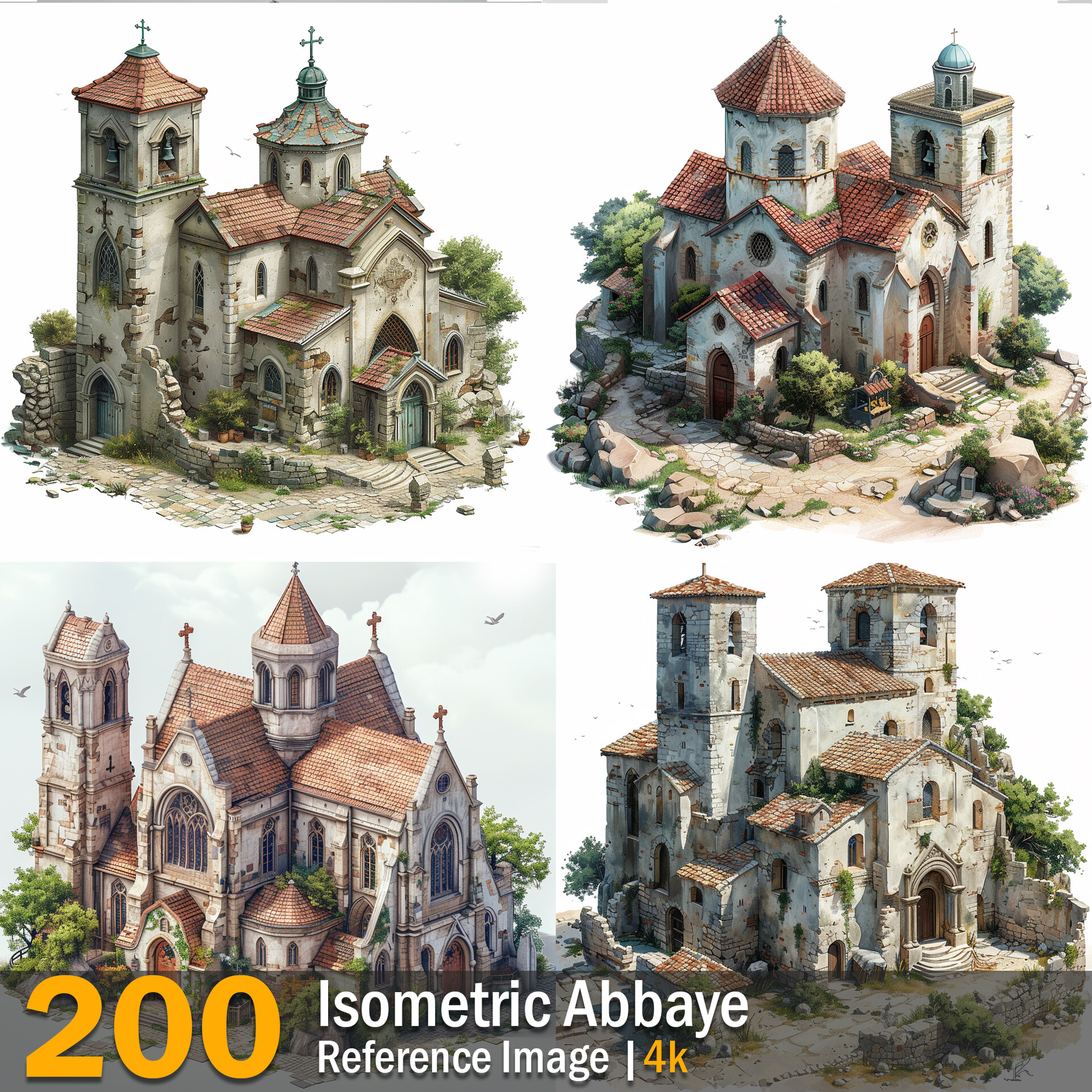 ArtStation - Isometric Abbaye | Reference Images | 4K