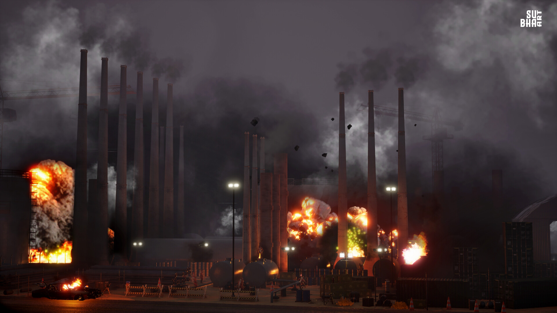 ArtStation - Explosive factory