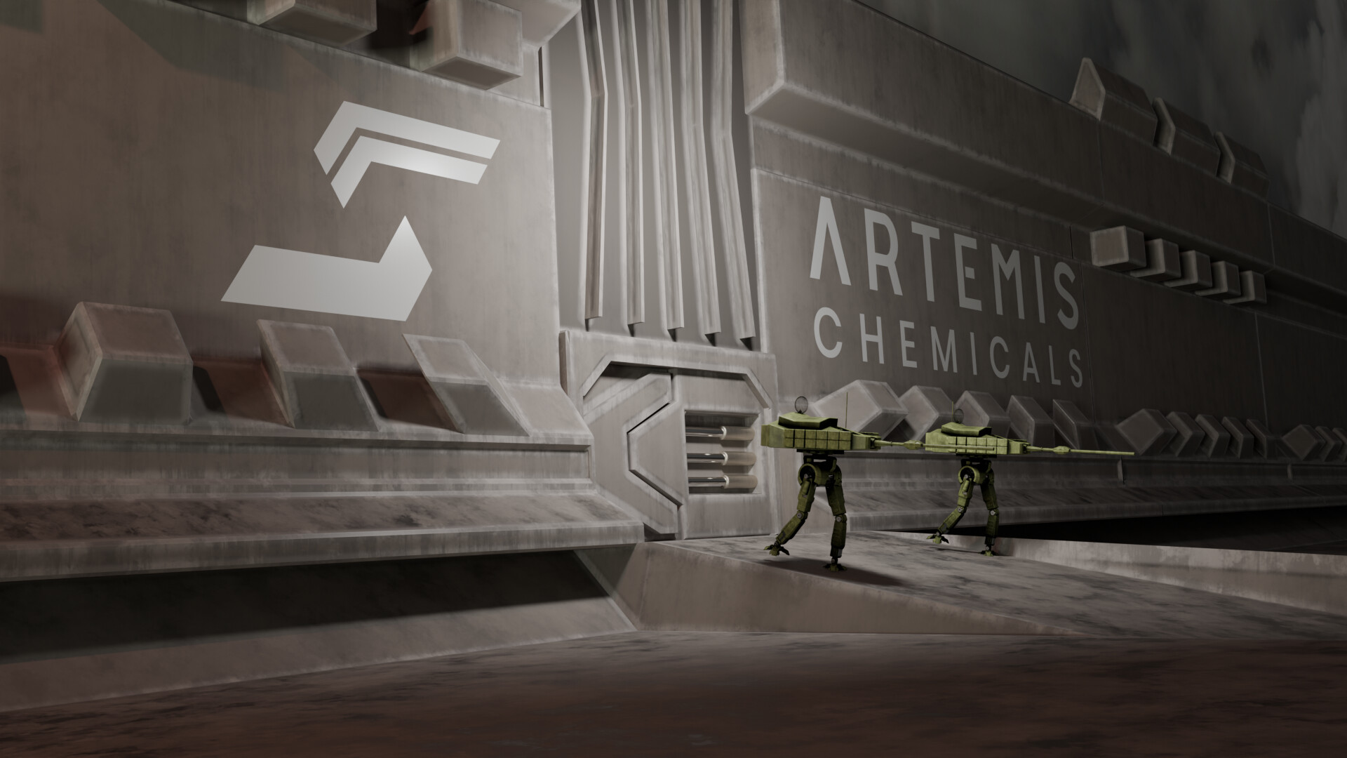 ArtStation - Chem Plant.