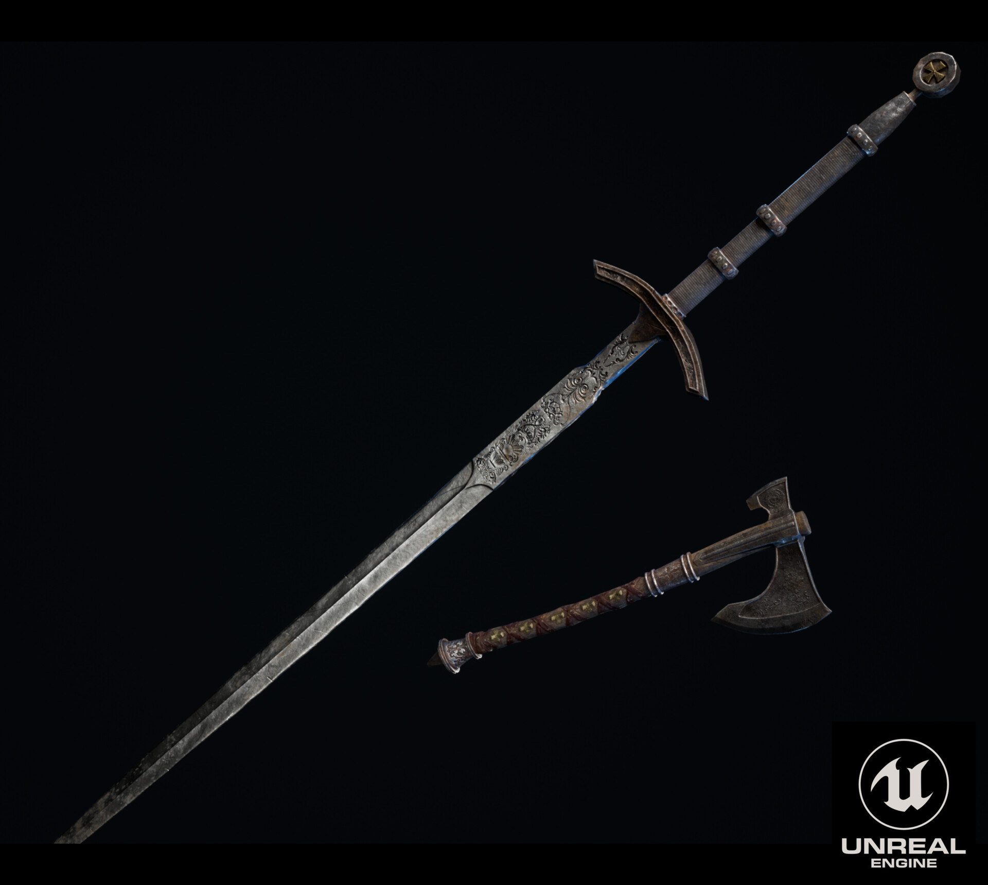 ArtStation - The Last Knight (Weapon)
