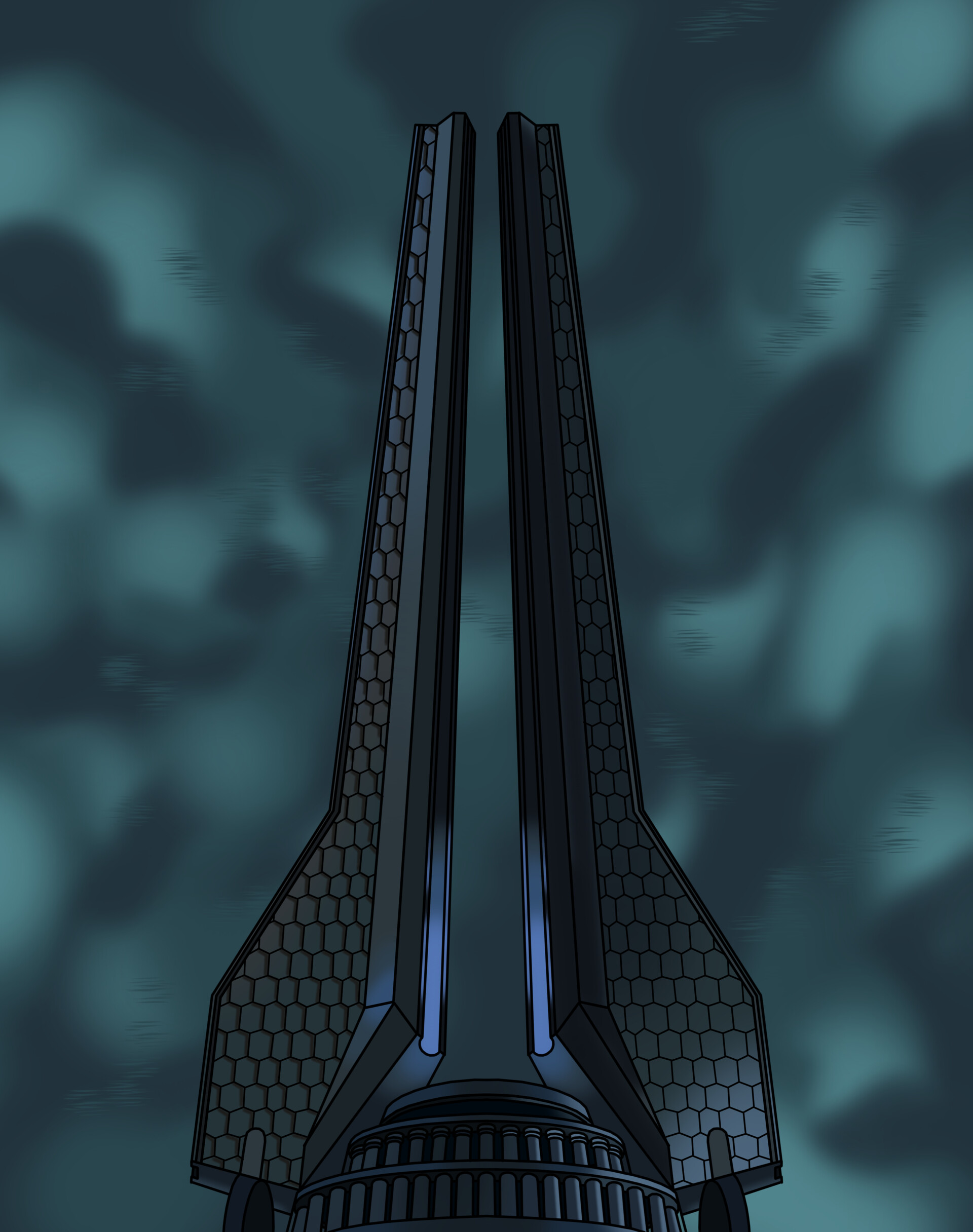 ArtStation - ⚡ **The Thunder of Steel: Railguns in The Expanse** 🌌