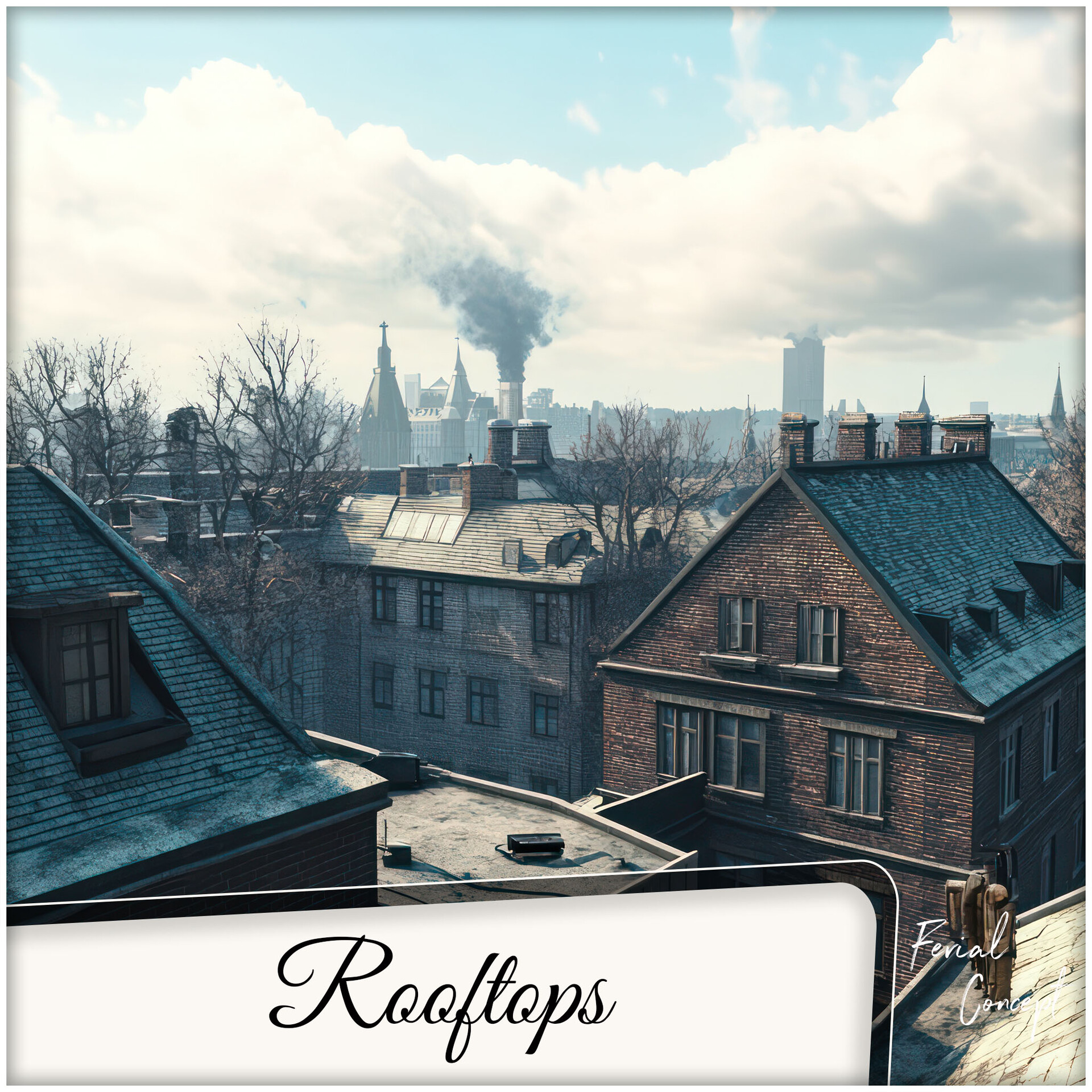 ArtStation - 🔹210 Rooftops - Environment Concept Reference Image Pack v ...