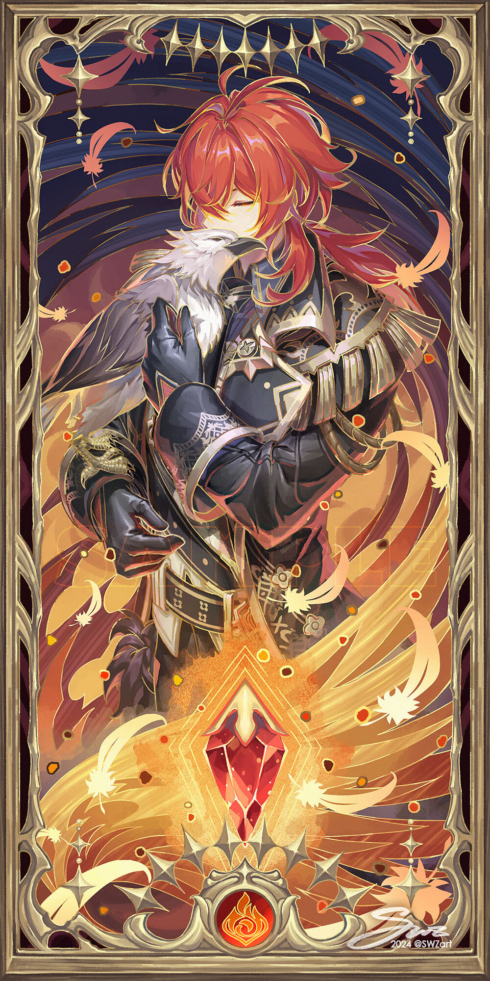 ArtStation - 【Genshin】Diluc