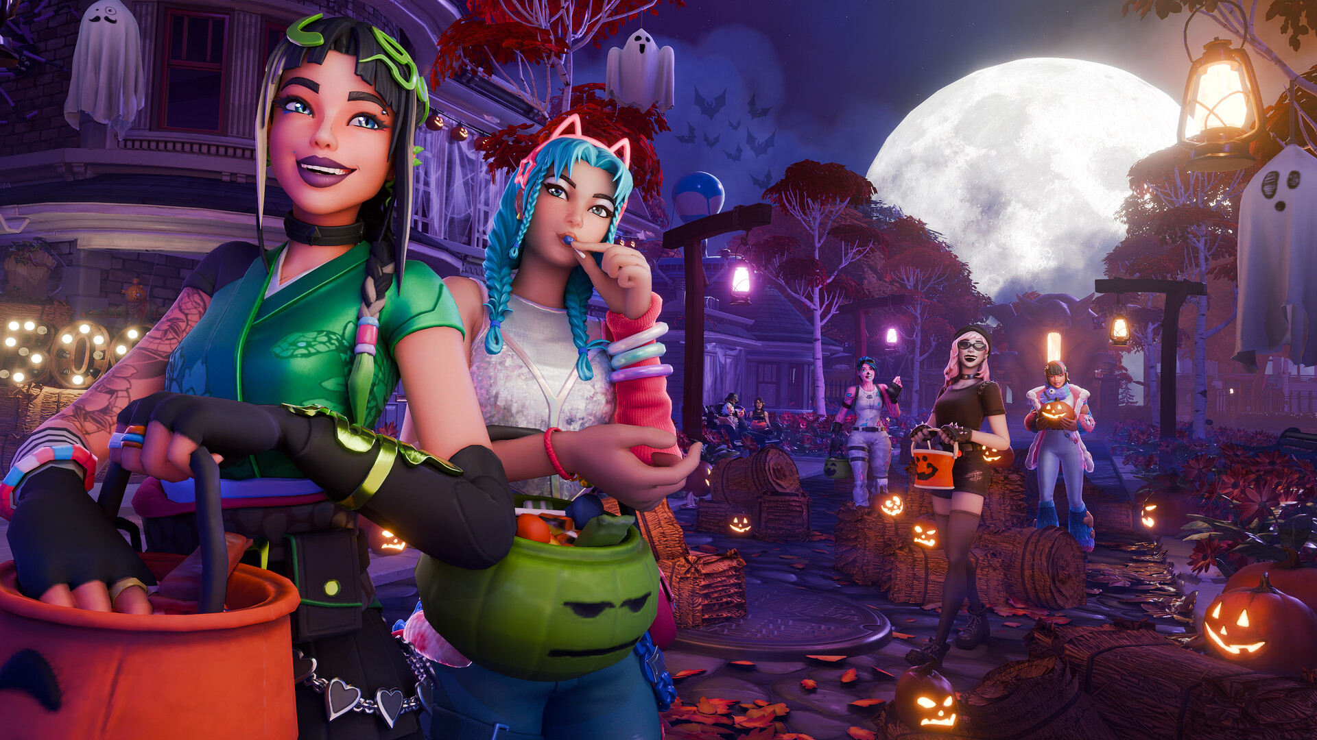 ArtStation - Halloween Fortnite Map Commission 🎃