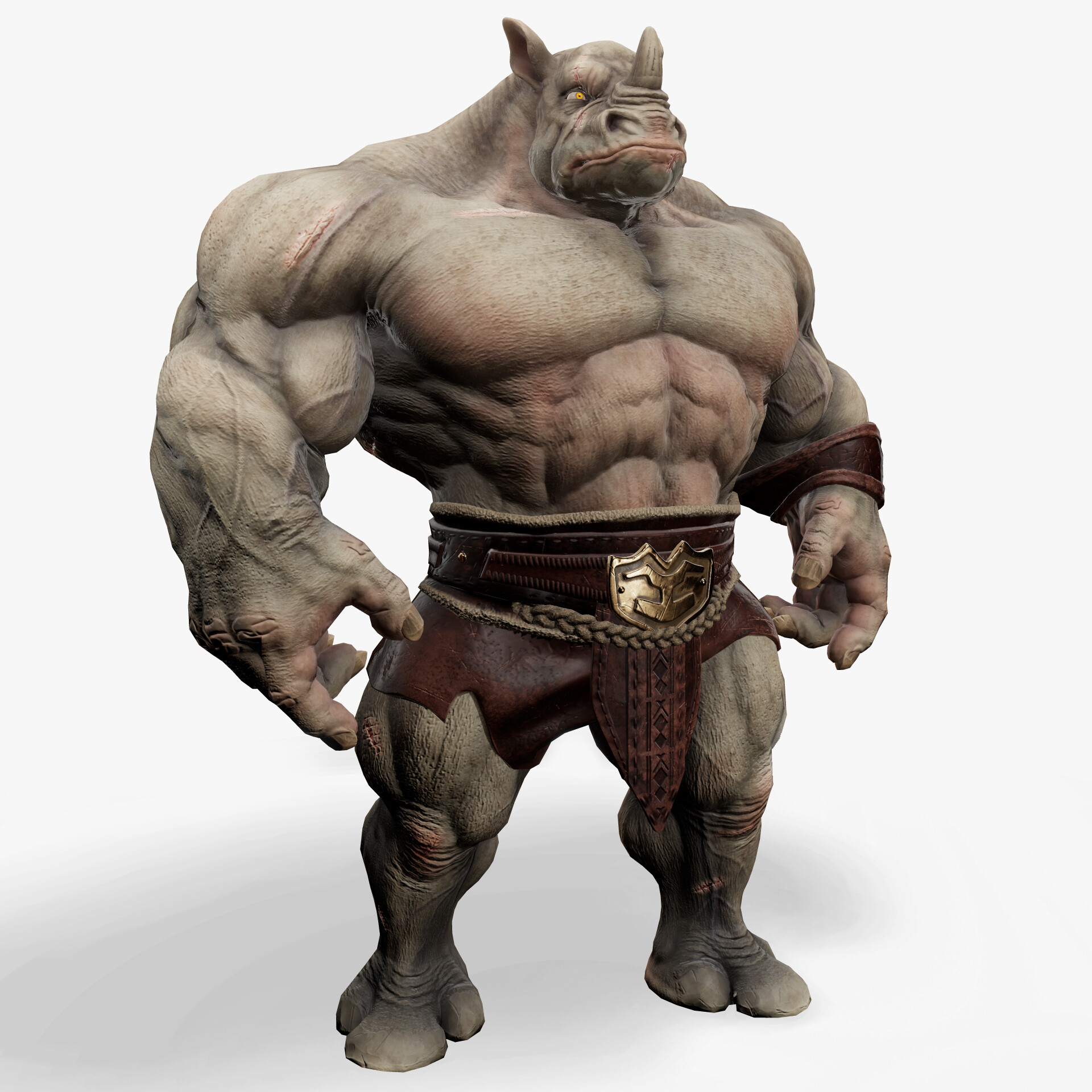 ArtStation - Dreadhorn Heavy Warrior Rhino