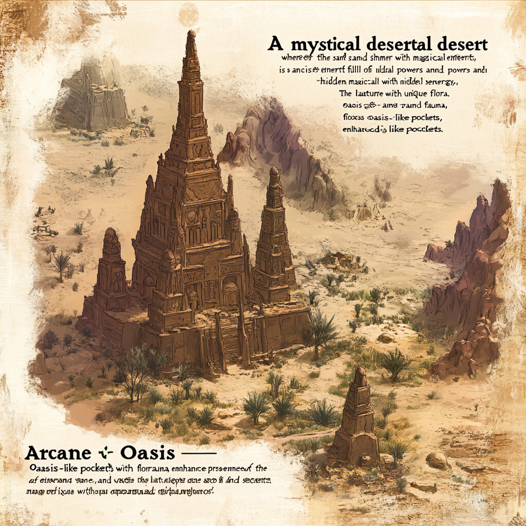 Marvelvisions - The Arcane Oasis: A Mystical Desert of Secrets