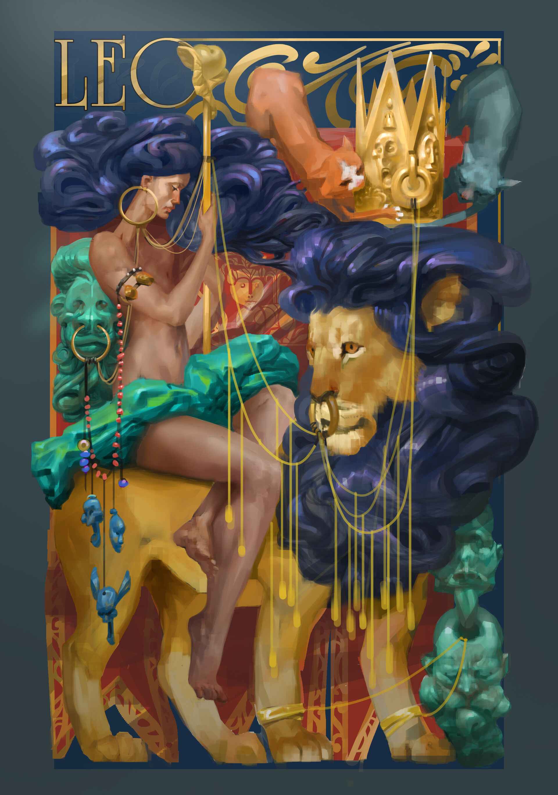 ArtStation - LEO. The Zodiac Series.