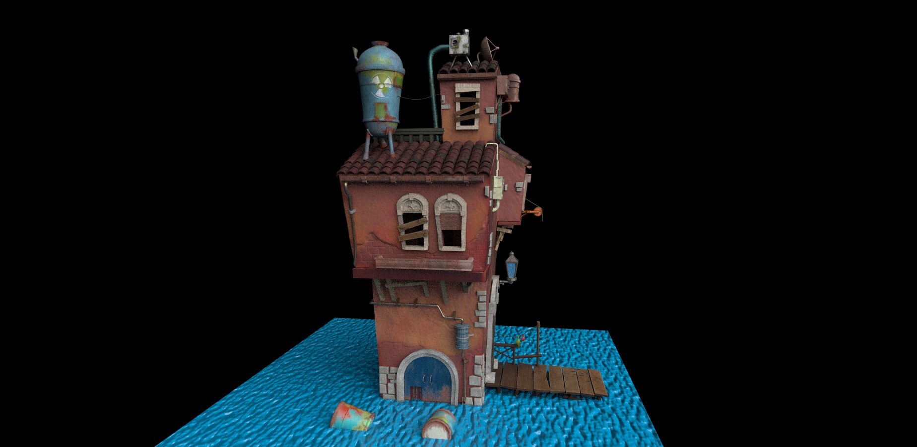 ArtStation - textured house