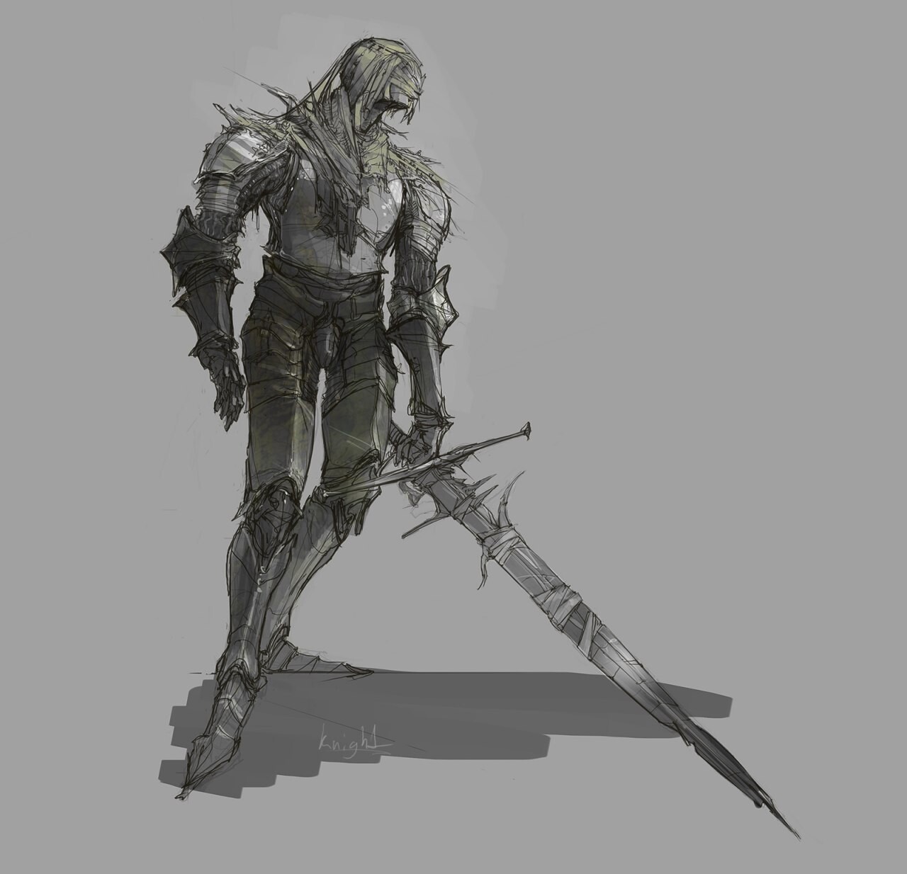 ArtStation - Dark souls blind knight