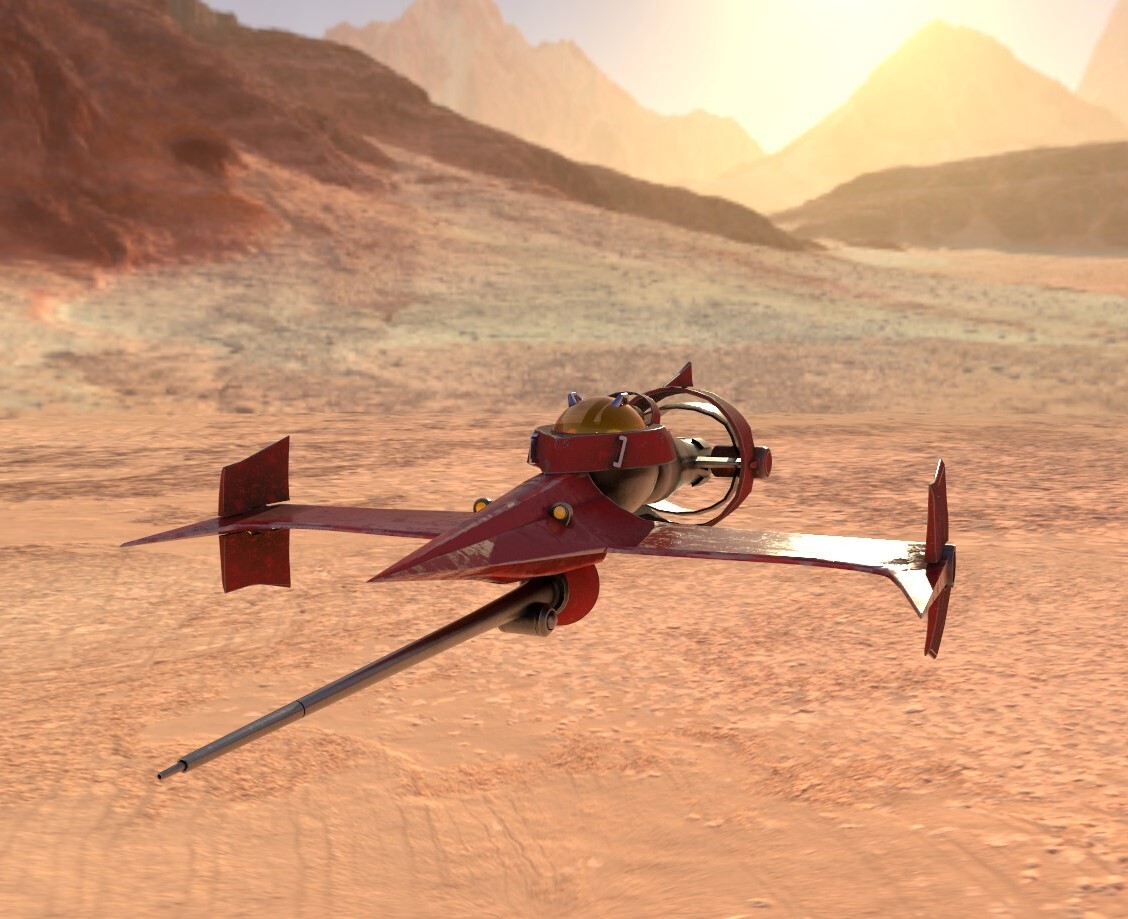 ArtStation - Swordfish II (Cowboy Bebop) - 3D Model