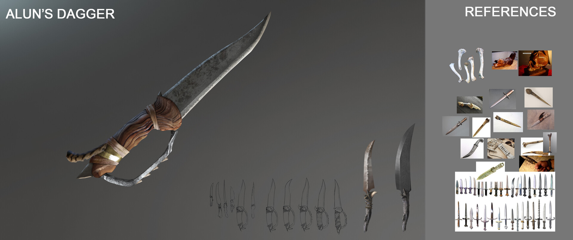 ArtStation - Prop: Alun's Dagger