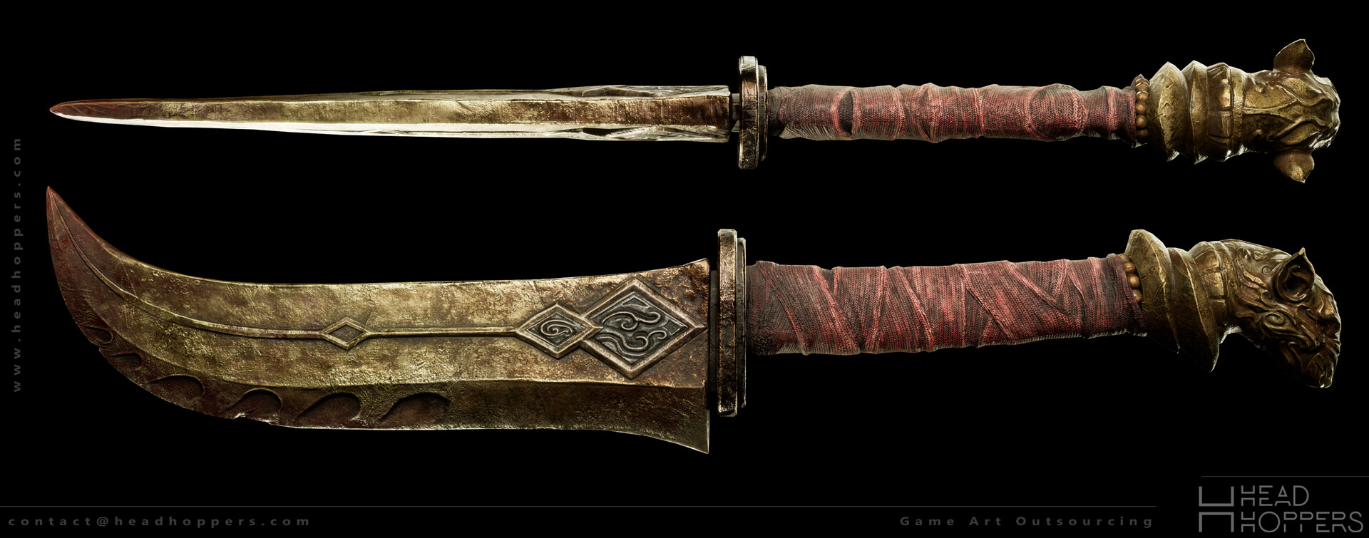 Head Hoppers Studios - Rat Captain - Sword