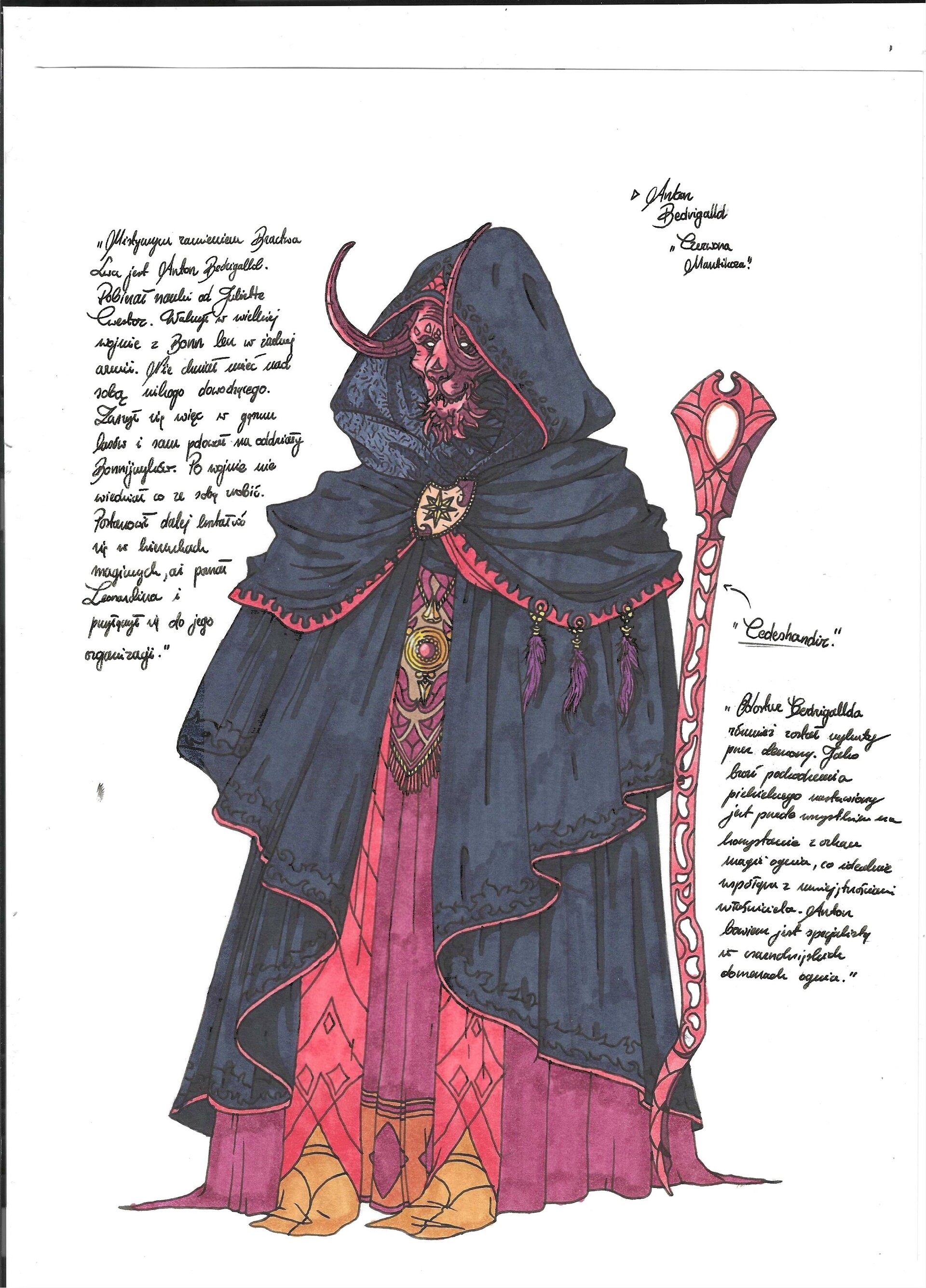 ArtStation - Anton Bedrigalld The Red Manticore