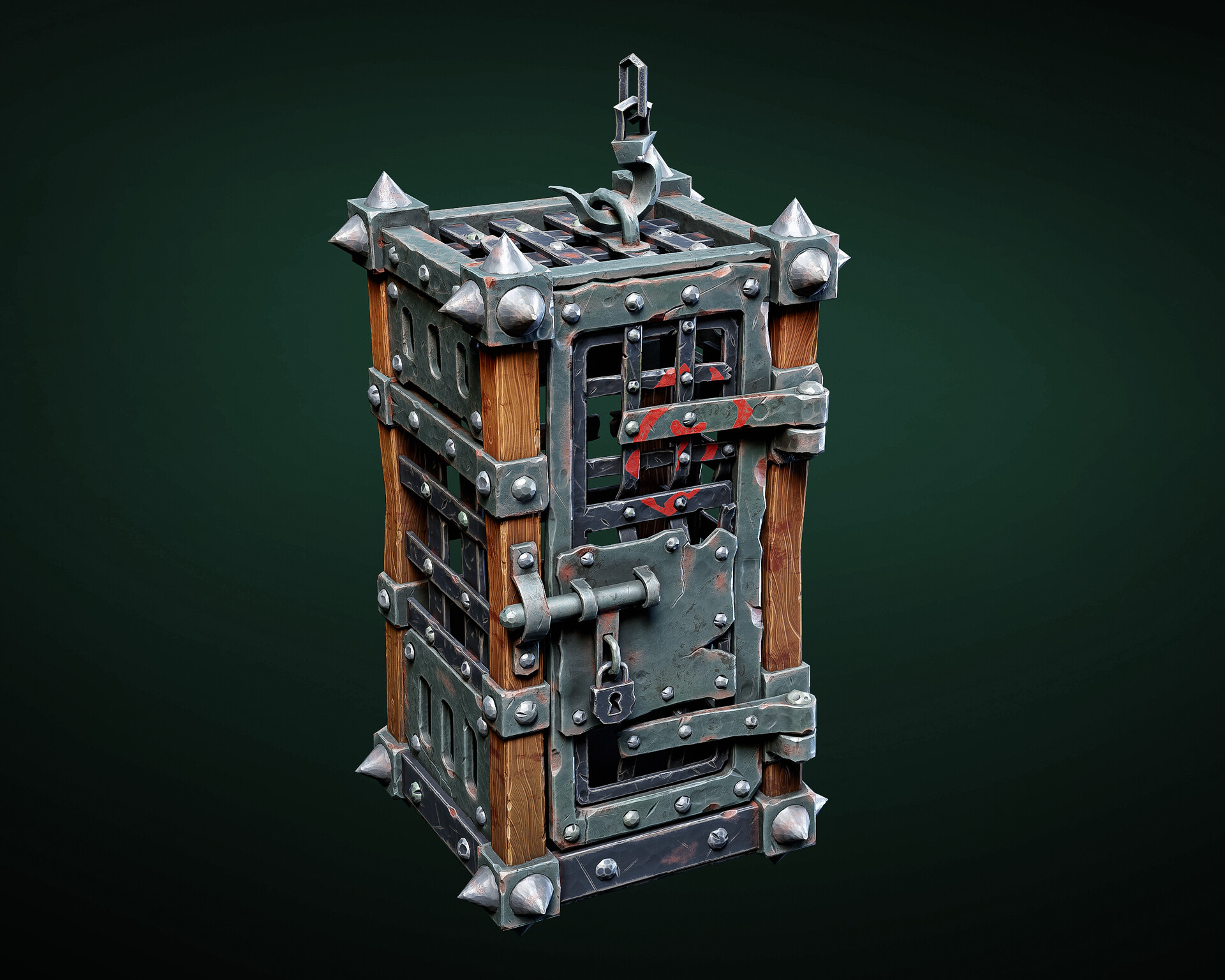 ArtStation - Stylized Cage