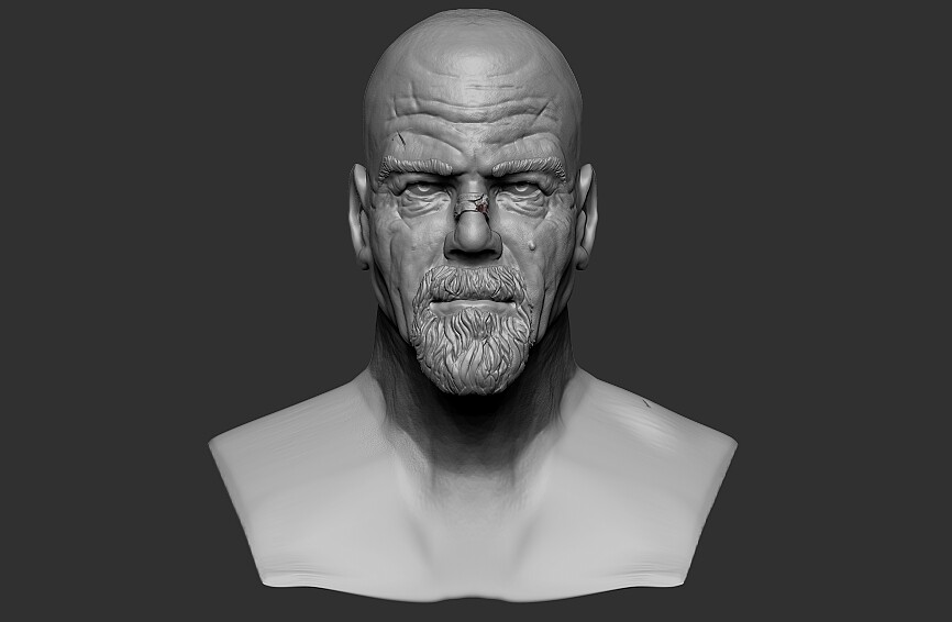 ArtStation - Action Figure Busto Walter White