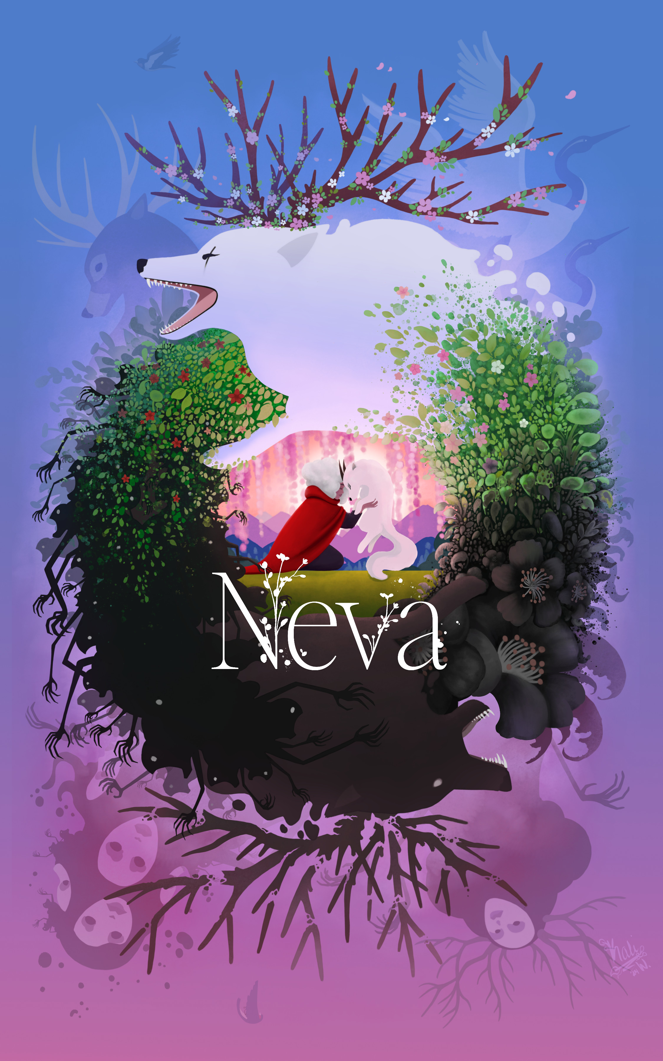 Kalila Kolberg - Workman - Neva Fan Art Poster - Illustration