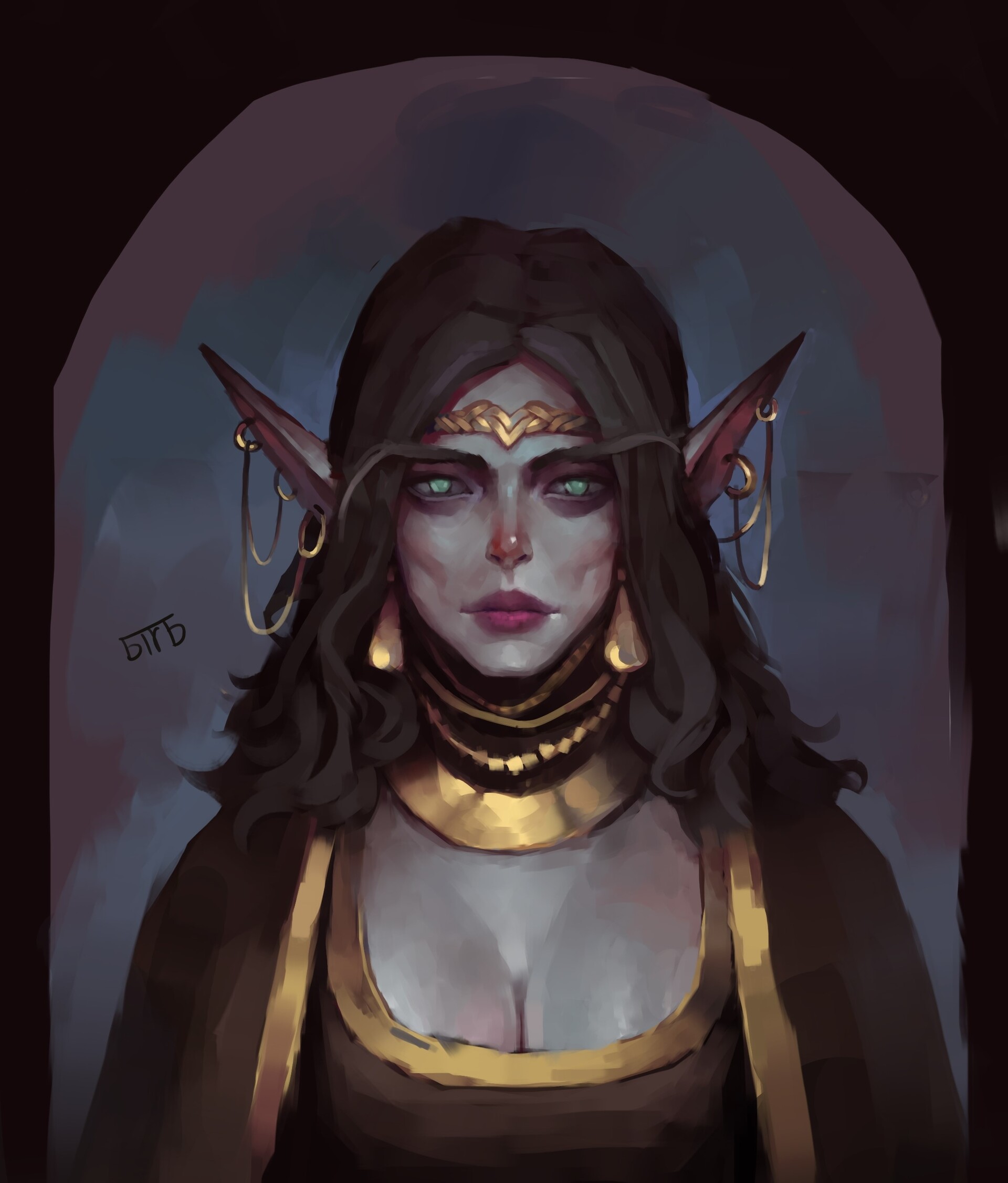 ArtStation - Elven Aristocrate