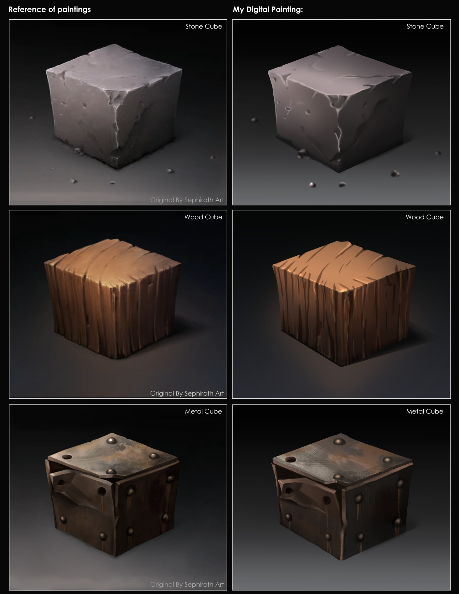 ArtStation - Material studies