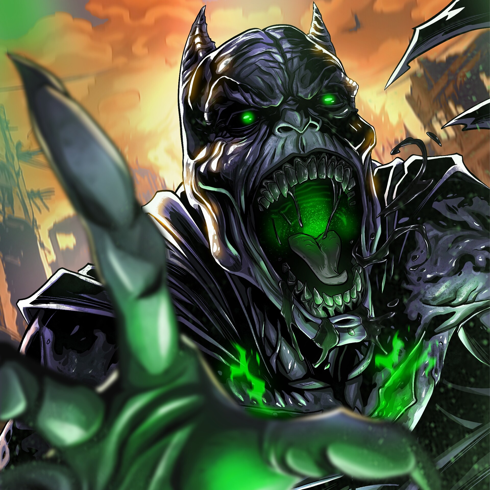 ArtStation - Demon Batman