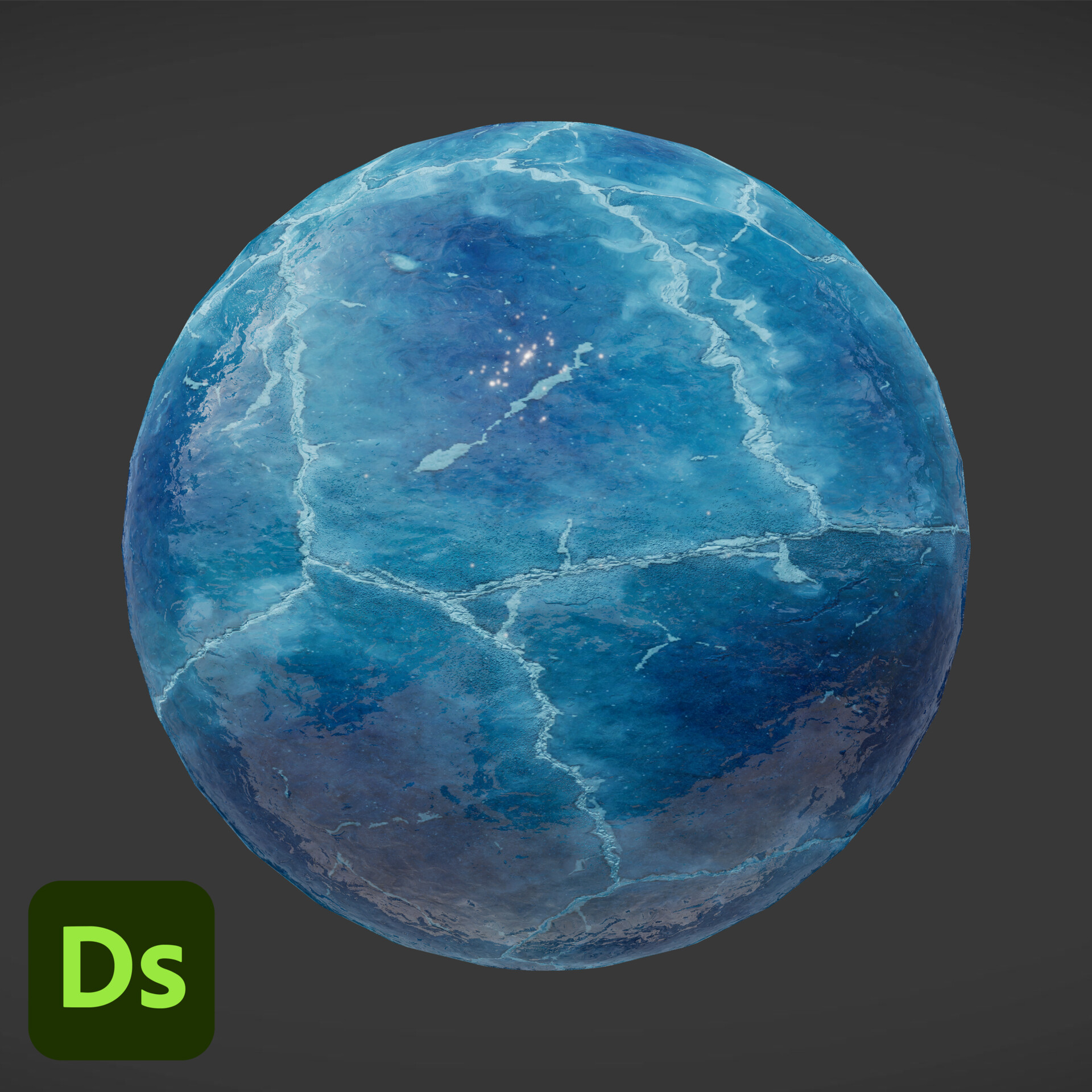 ArtStation - Procedural Stylized Ice Surface