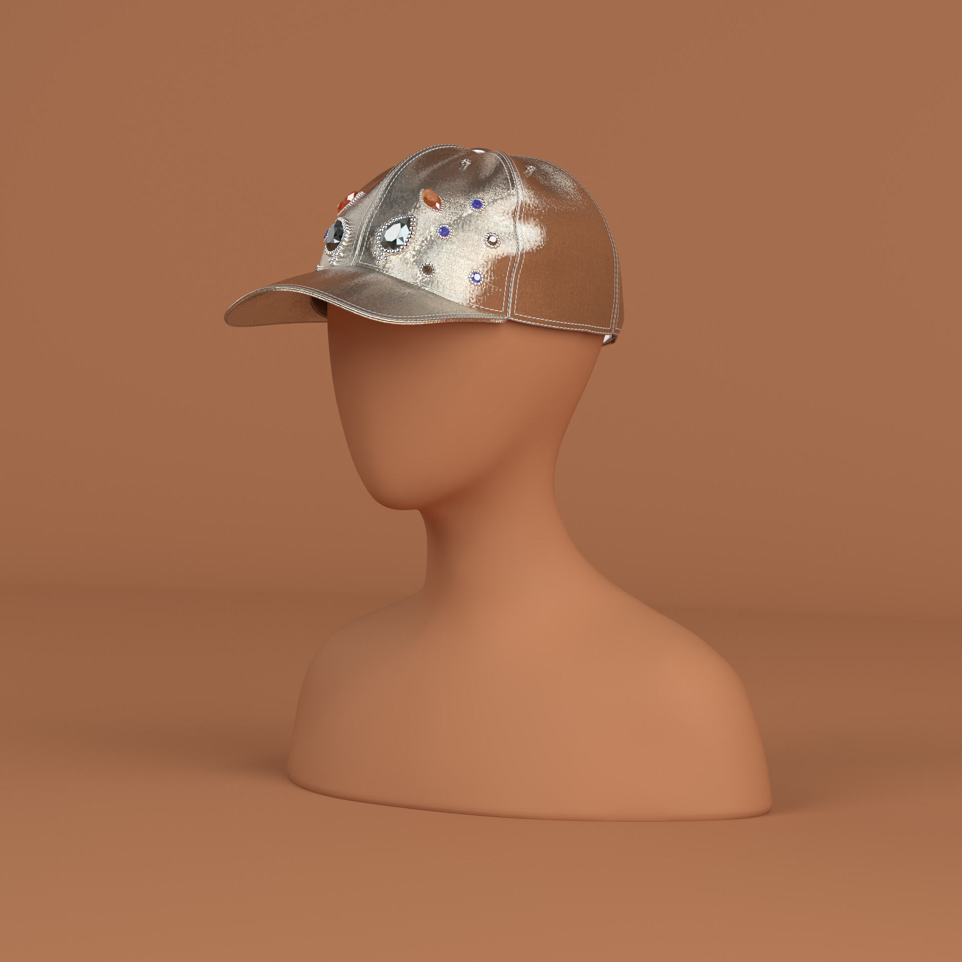 ArtStation - 5 Women's Hats (VOL.01). Marvelous Designer/Clo3D project ...