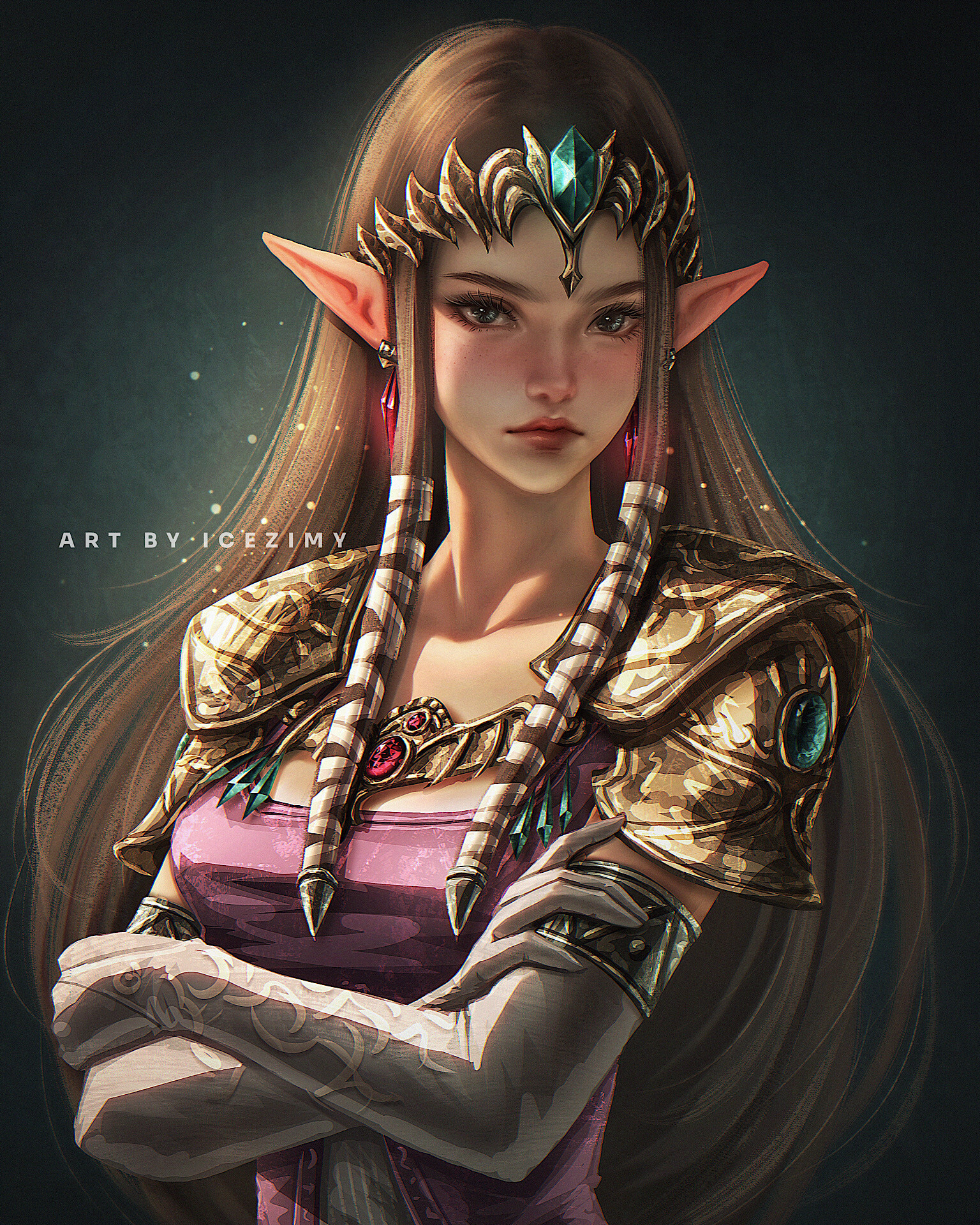 ArtStation - Princess Zelda Portrait - Commission