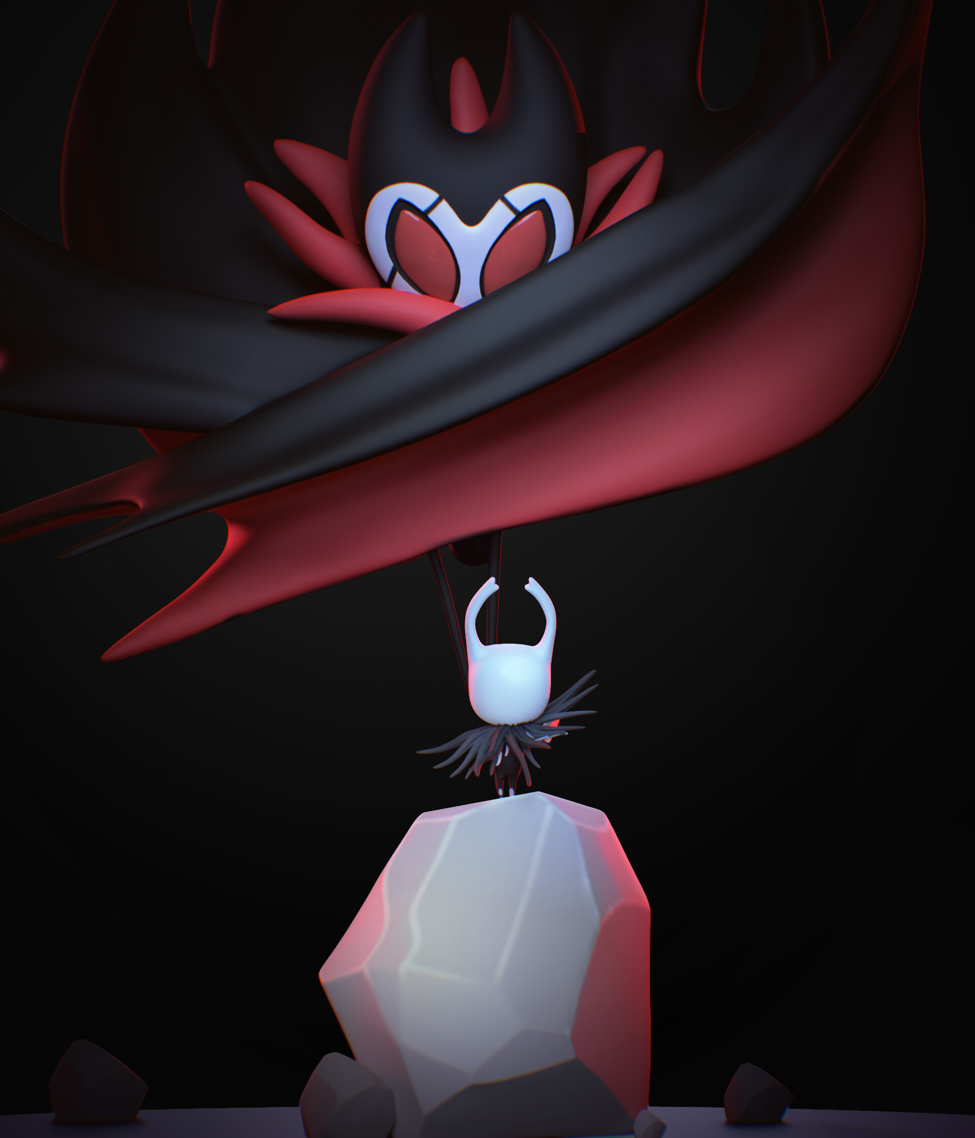 ArtStation - Hollow Knight vs Grimm