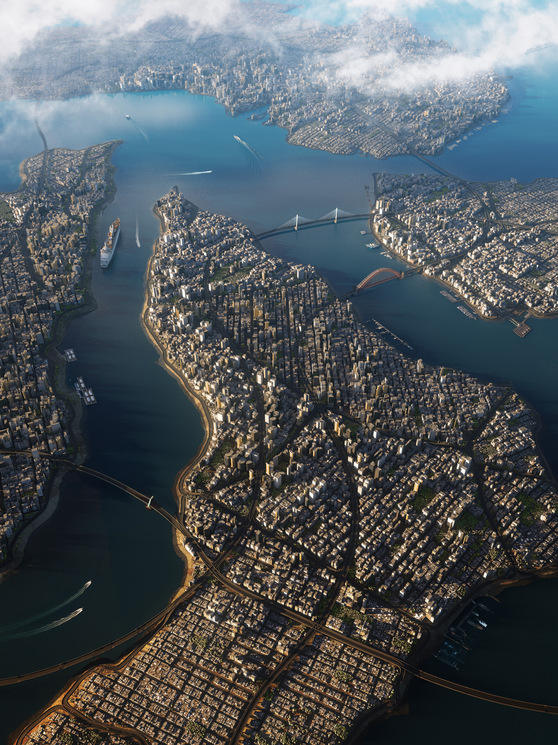 ArtStation - Procedural City Generator - by Shark