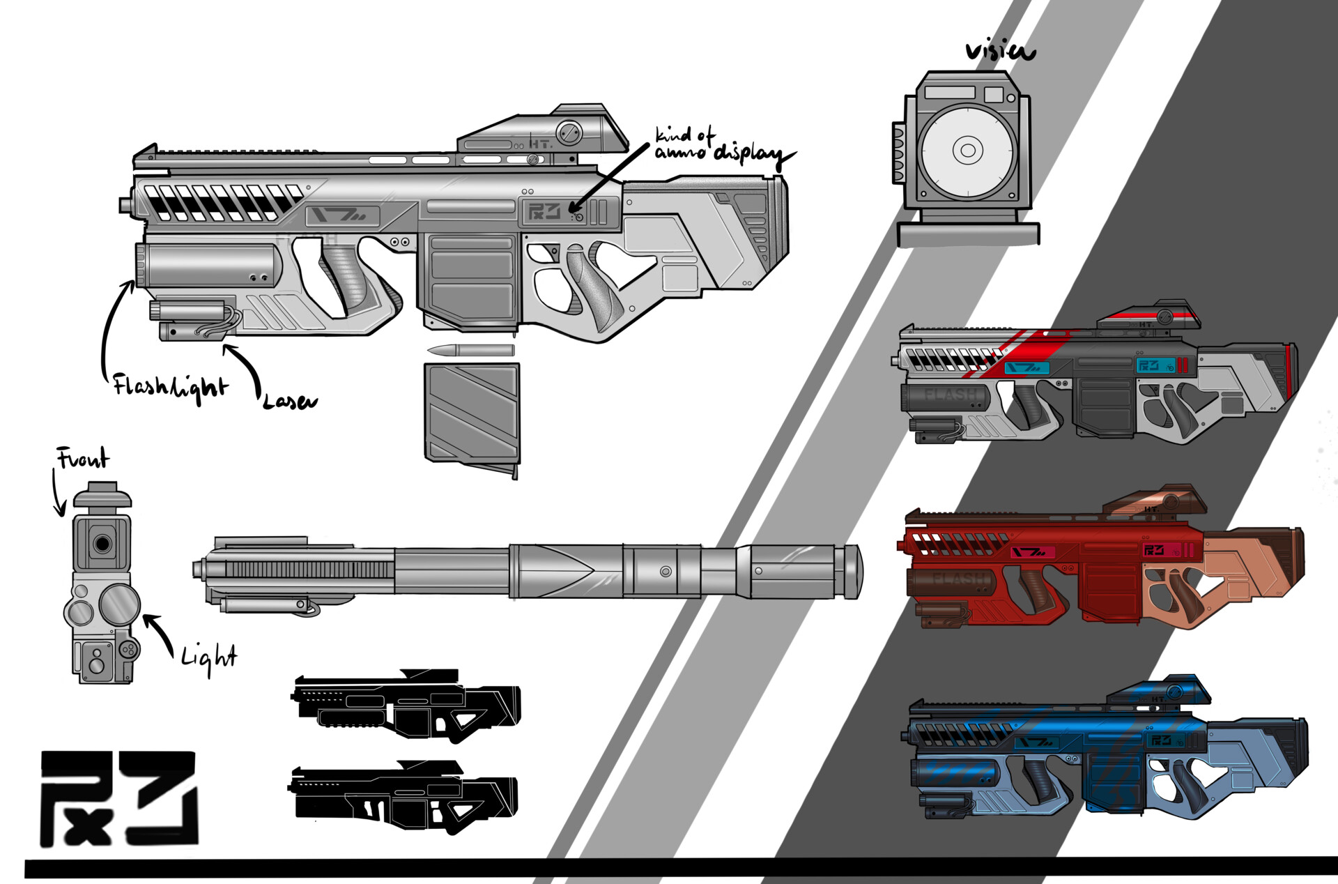 ArtStation - Future assault weapon