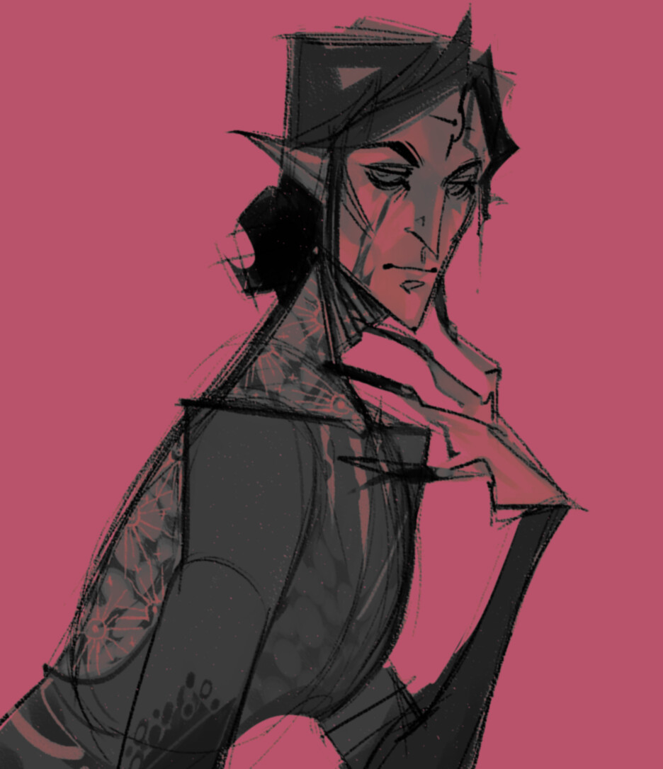 ArtStation - Kostel Haze Mizzrym (BG3 OC) RED