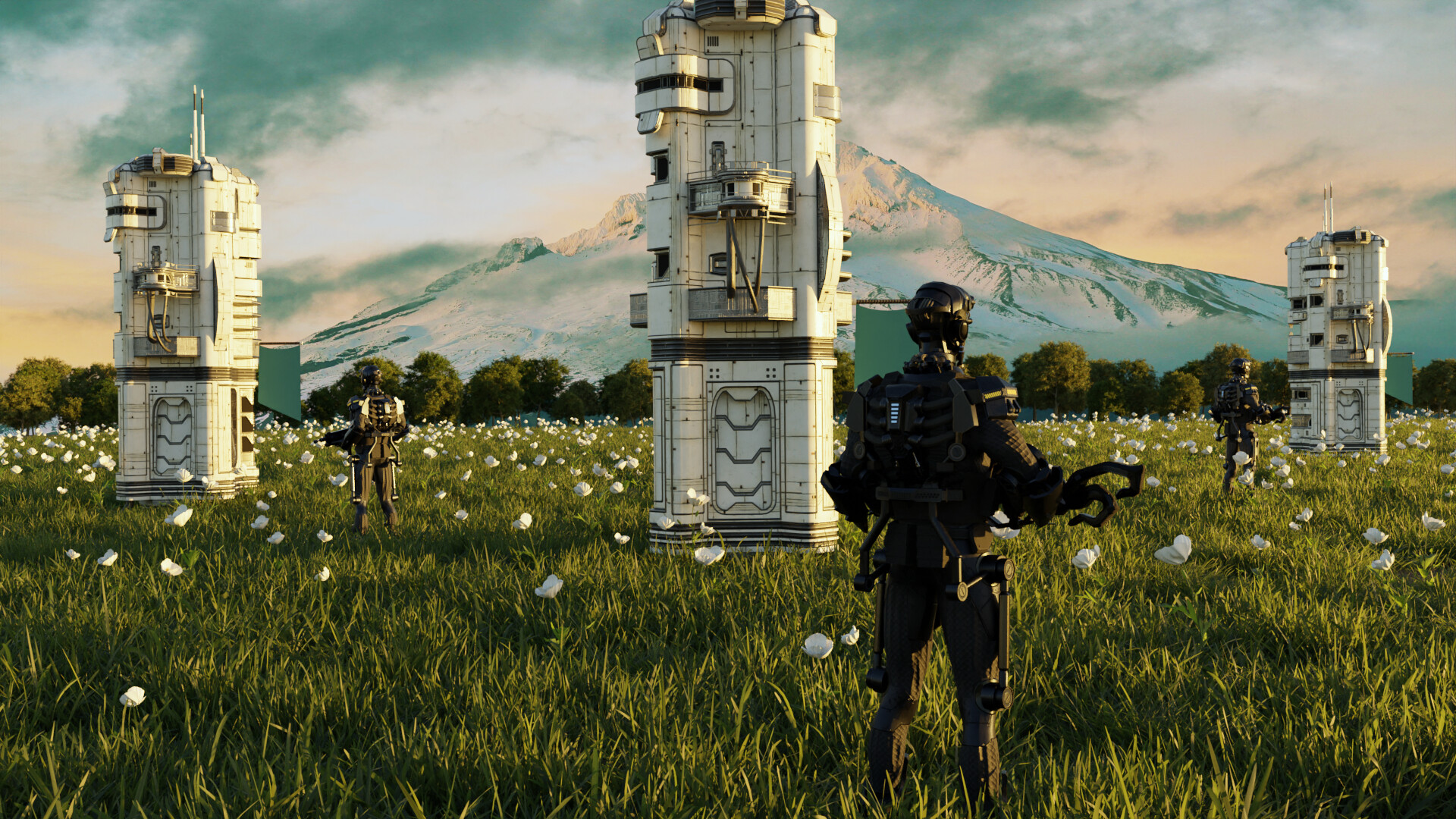 ArtStation - Large Field in Blender