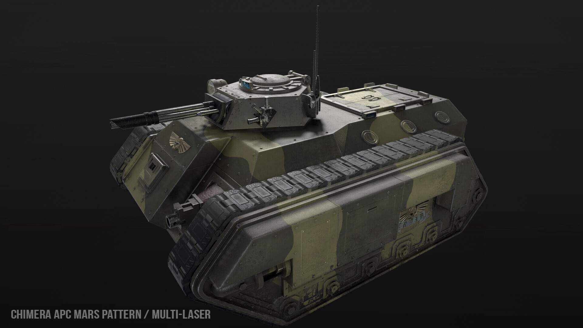 ArtStation - Chimera APC Mars Pattern Multi-Laser